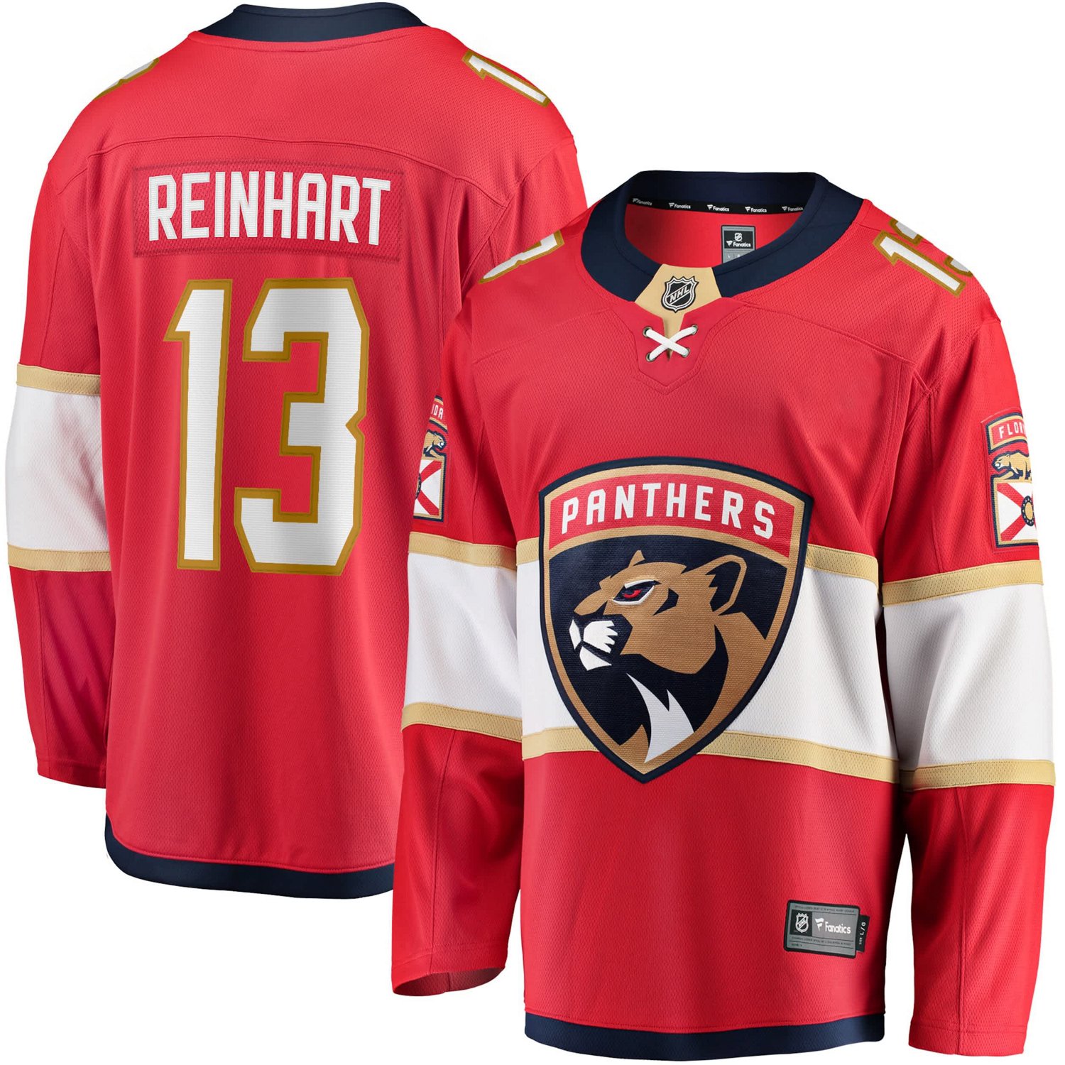 Fanatics Sam Reinhart Florida Panthers Breakaway Player Jersey | Academy