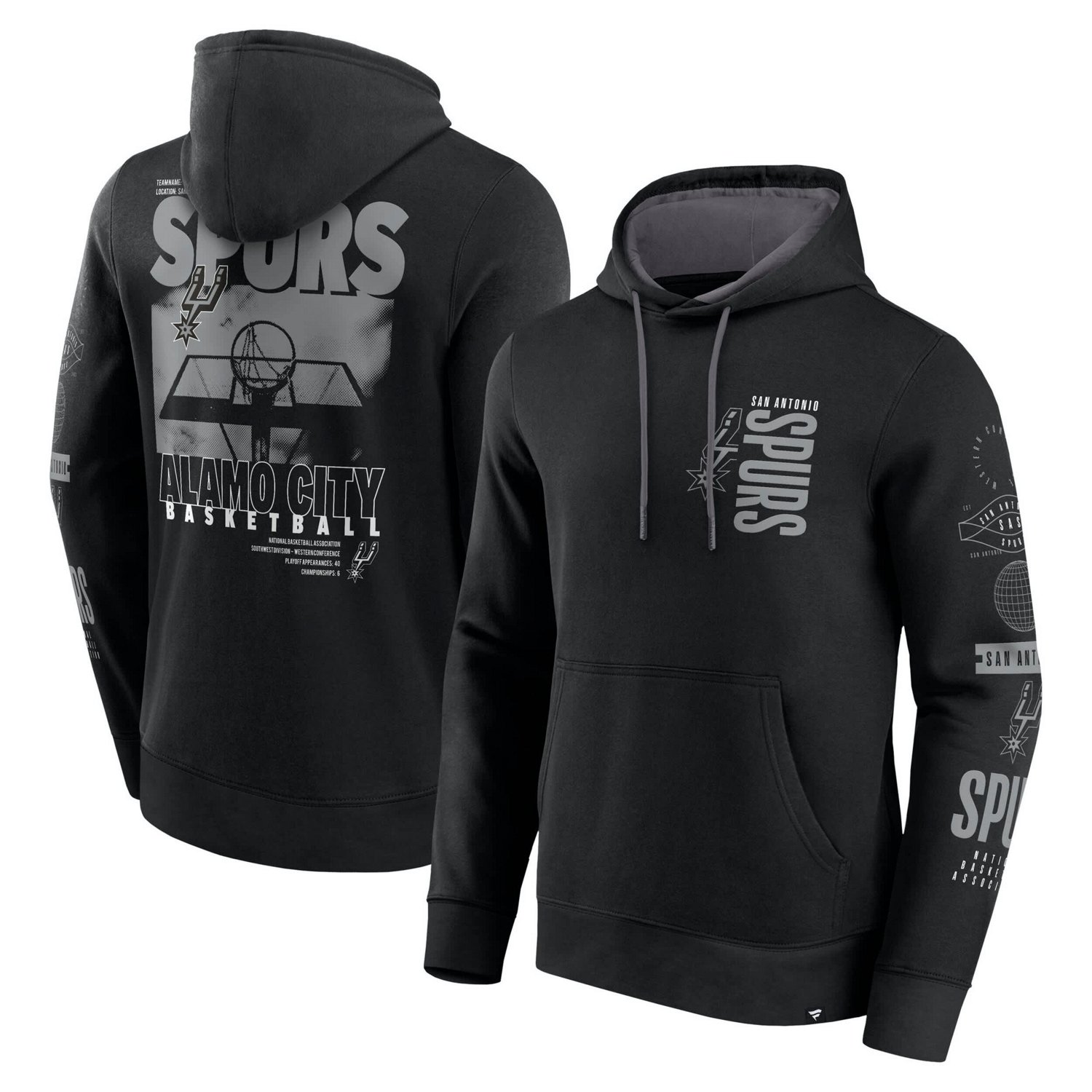 Fanatics San Antonio Spurs Game Time Crossover Pullover Hoodie | Academy