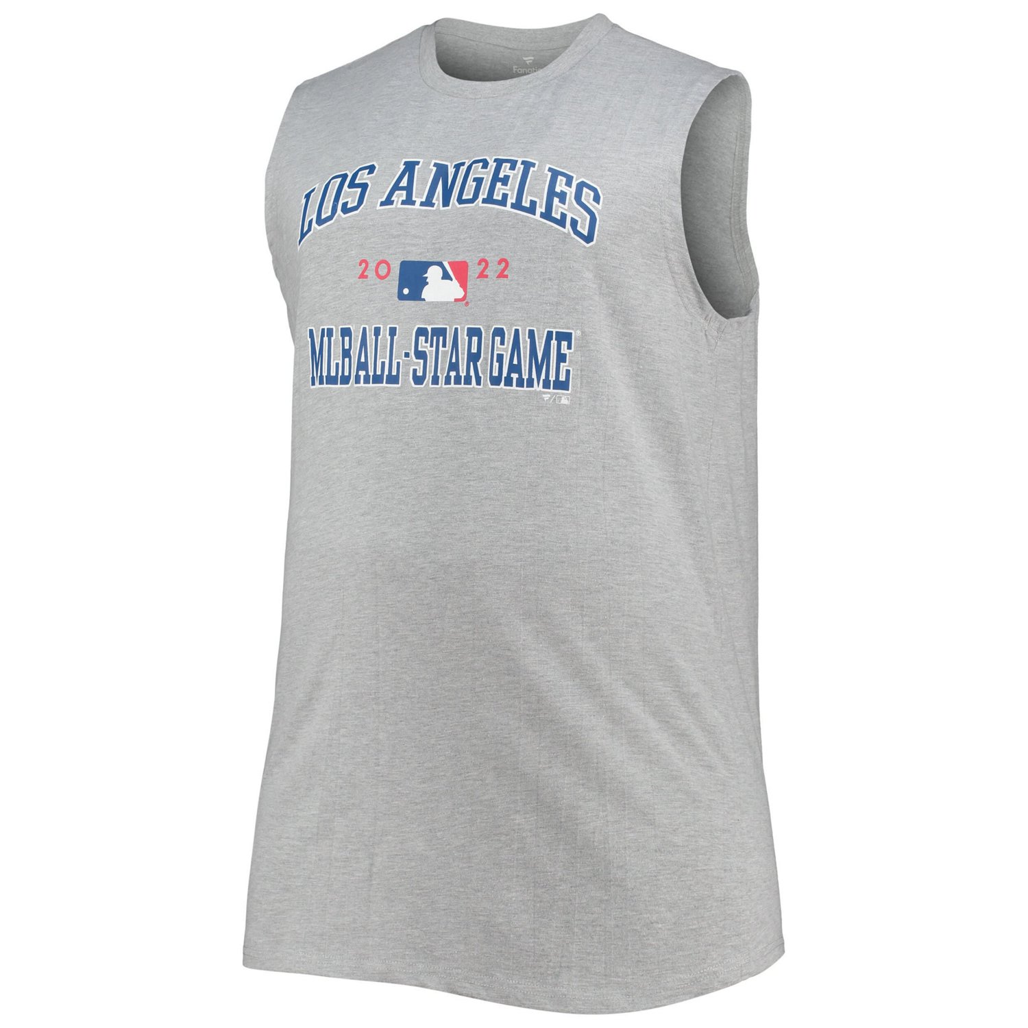 Heathered Gray 2022 MLB All-Star Game Big Tall Sleepwear Muscle Tank ...