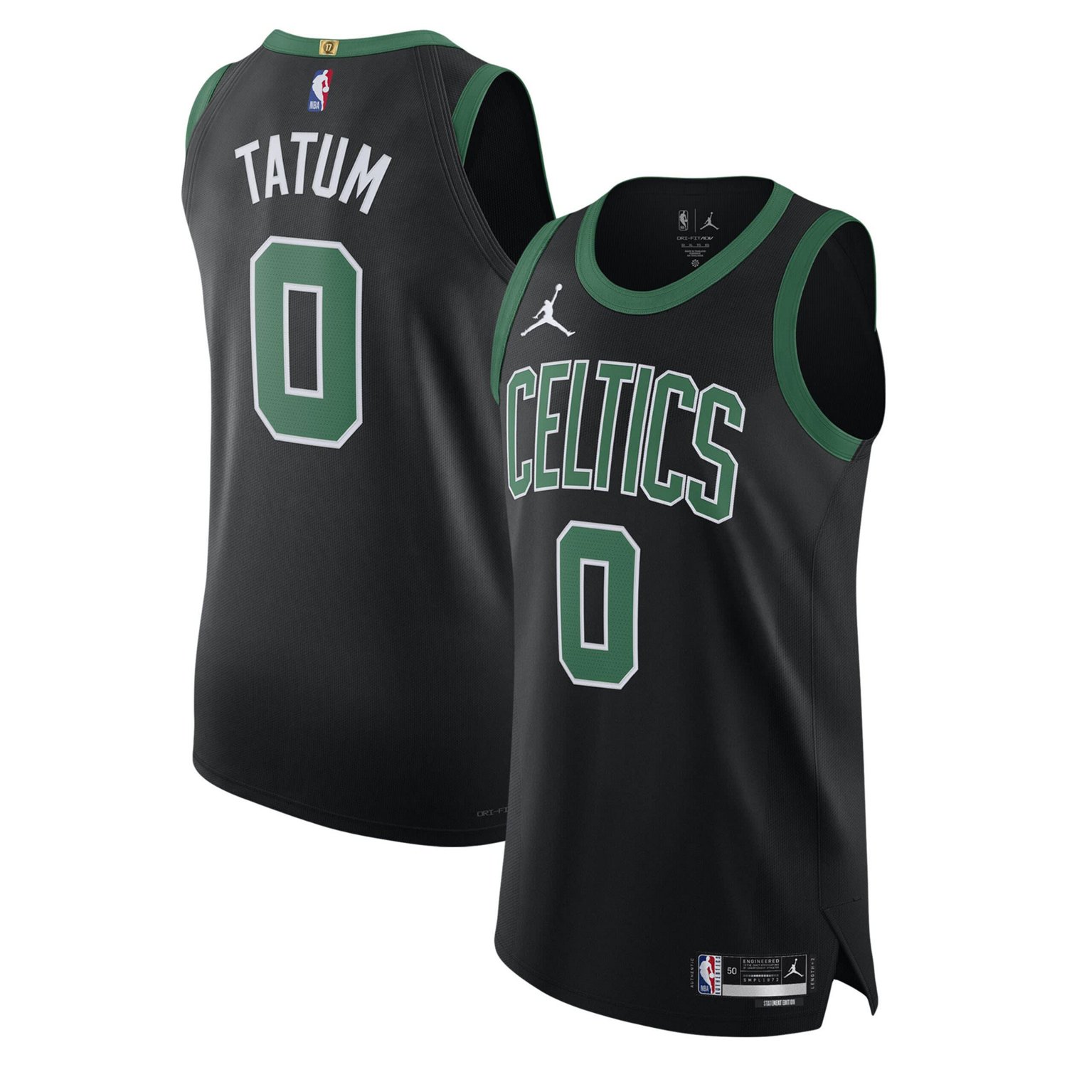 Jordan Brand Jayson Tatum Boston Celtics Authentic Player Jersey ...