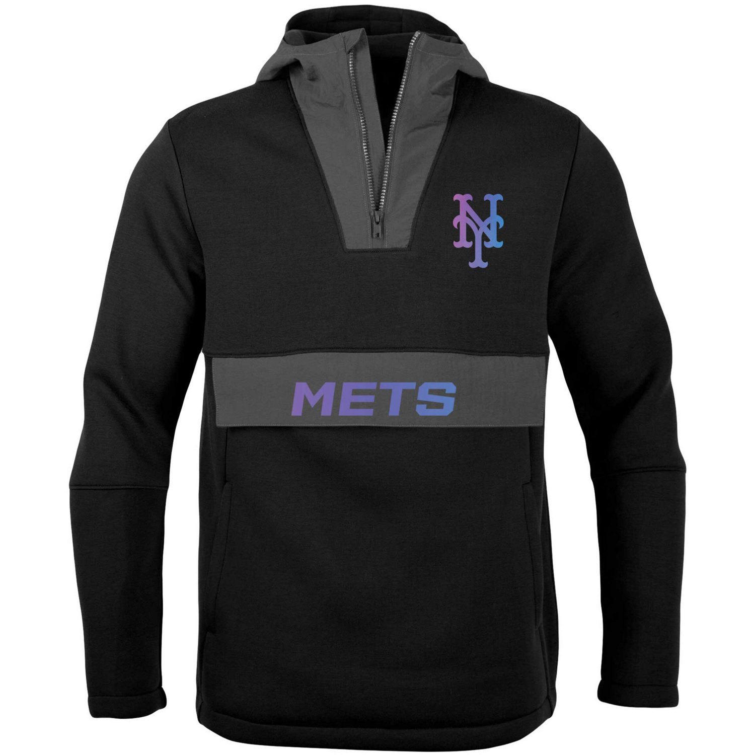 Levelwear New York Mets Ruckus Quarter-Zip Hoodie | Academy