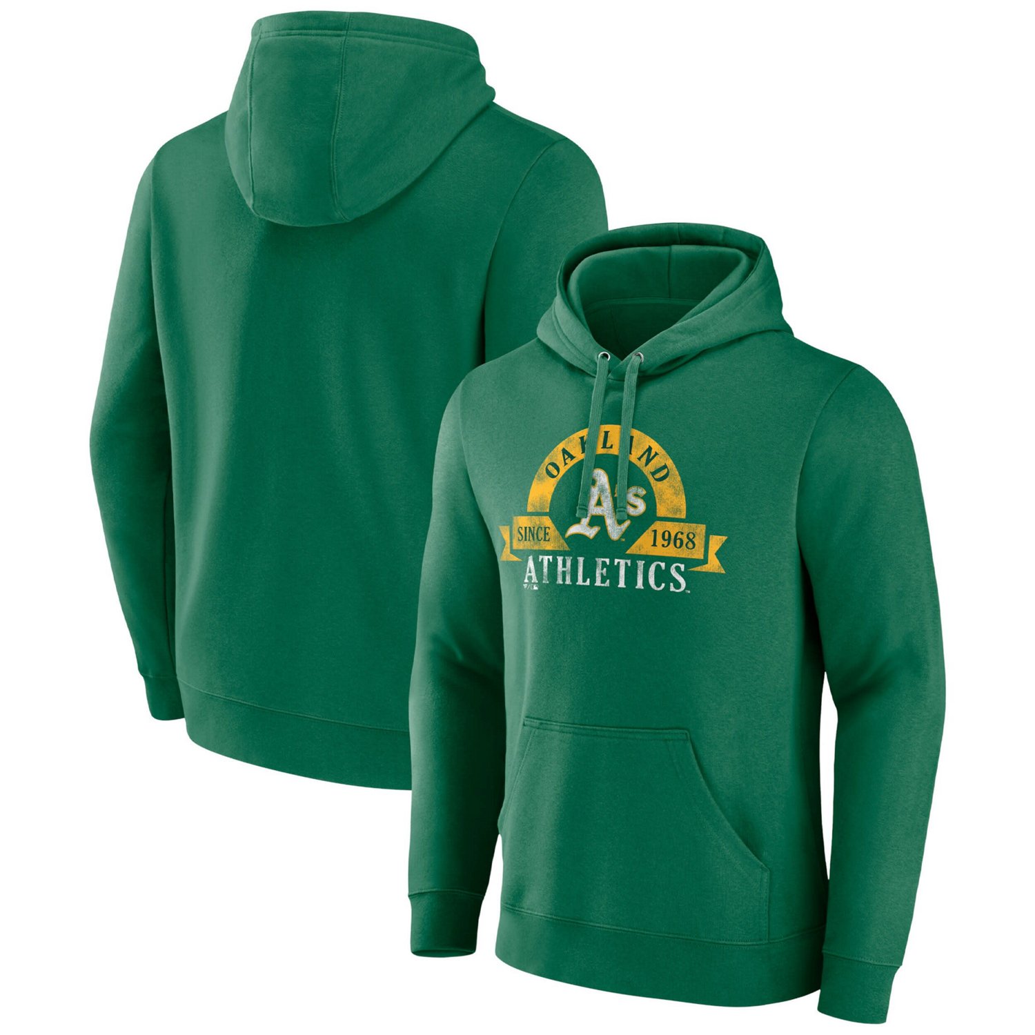 Majestic Kelly Oakland Athletics Utility Pullover Hoodie | Academy