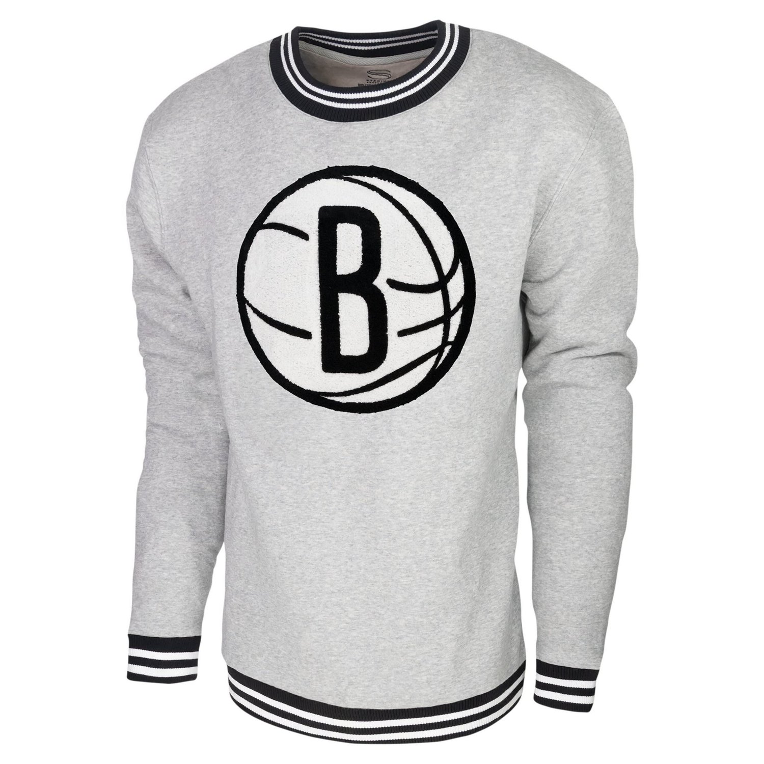 Men's Stadium Essentials Brooklyn Nets Club Level Pullover Sweatshirt ...