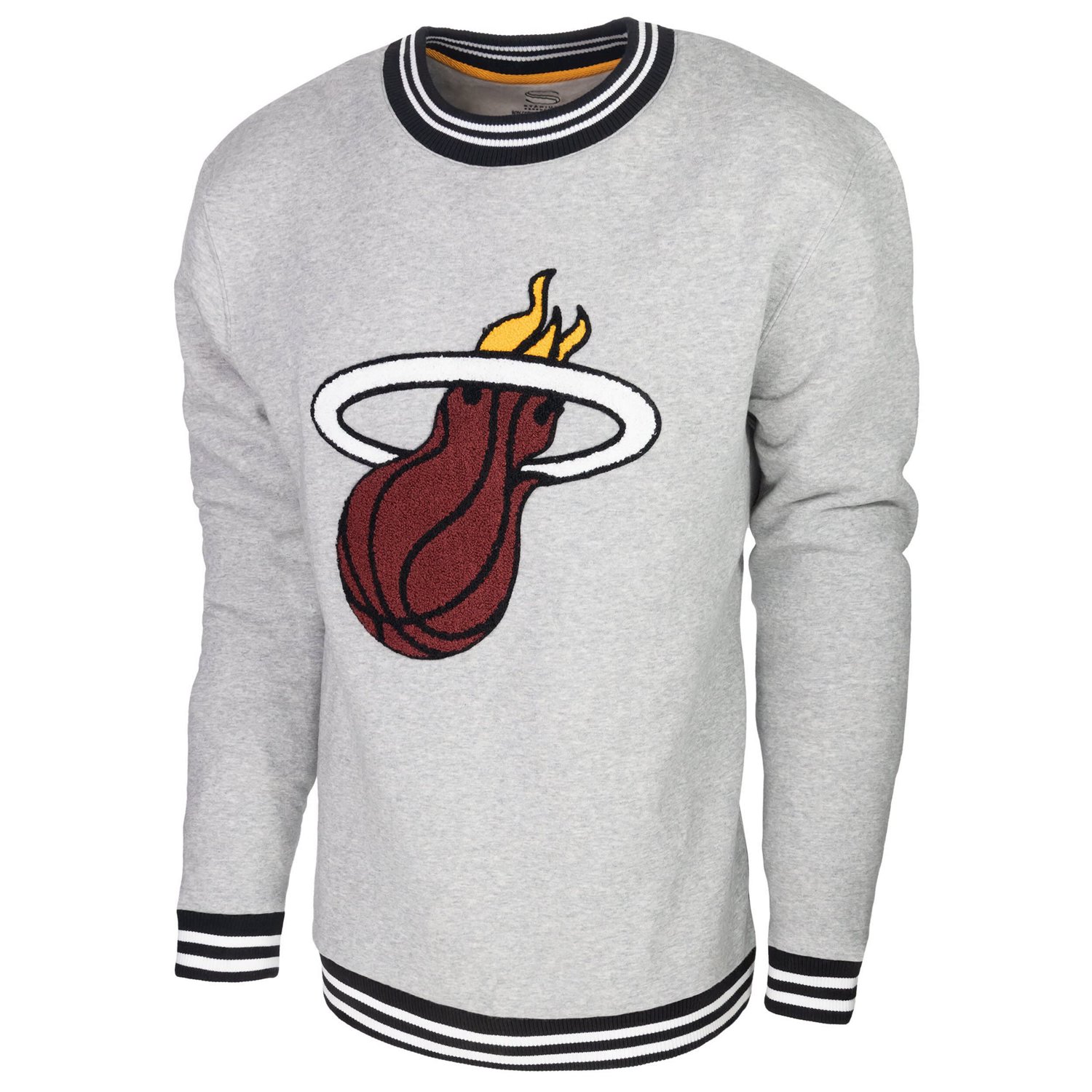 Men's Stadium Essentials Miami Heat Club Level Pullover Sweatshirt ...