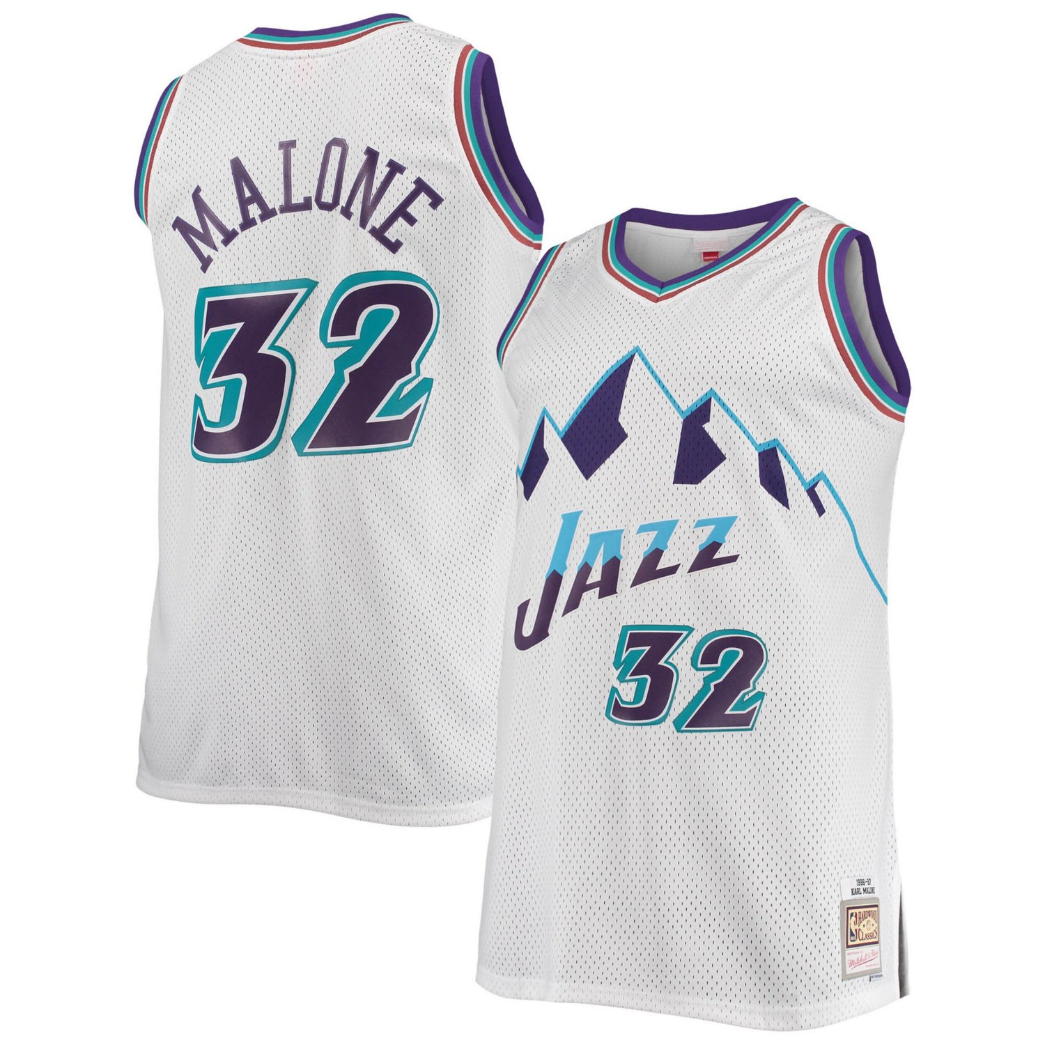 Mitchell Ness Karl Malone Utah Jazz 1996/97 Big Tall Hardwood Classics ...