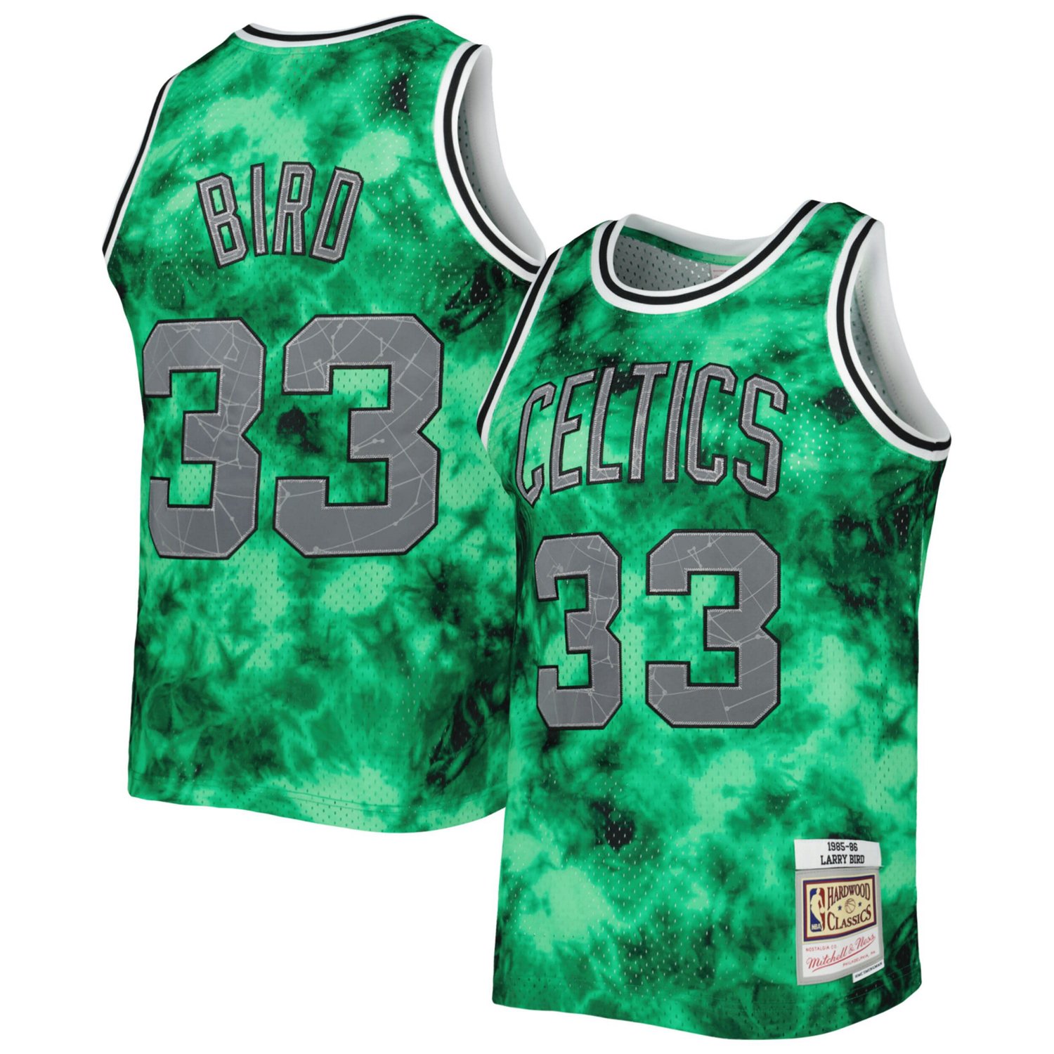 Mitchell Ness Larry Bird Kelly Boston Celtics 1985/86 Galaxy Swingman ...