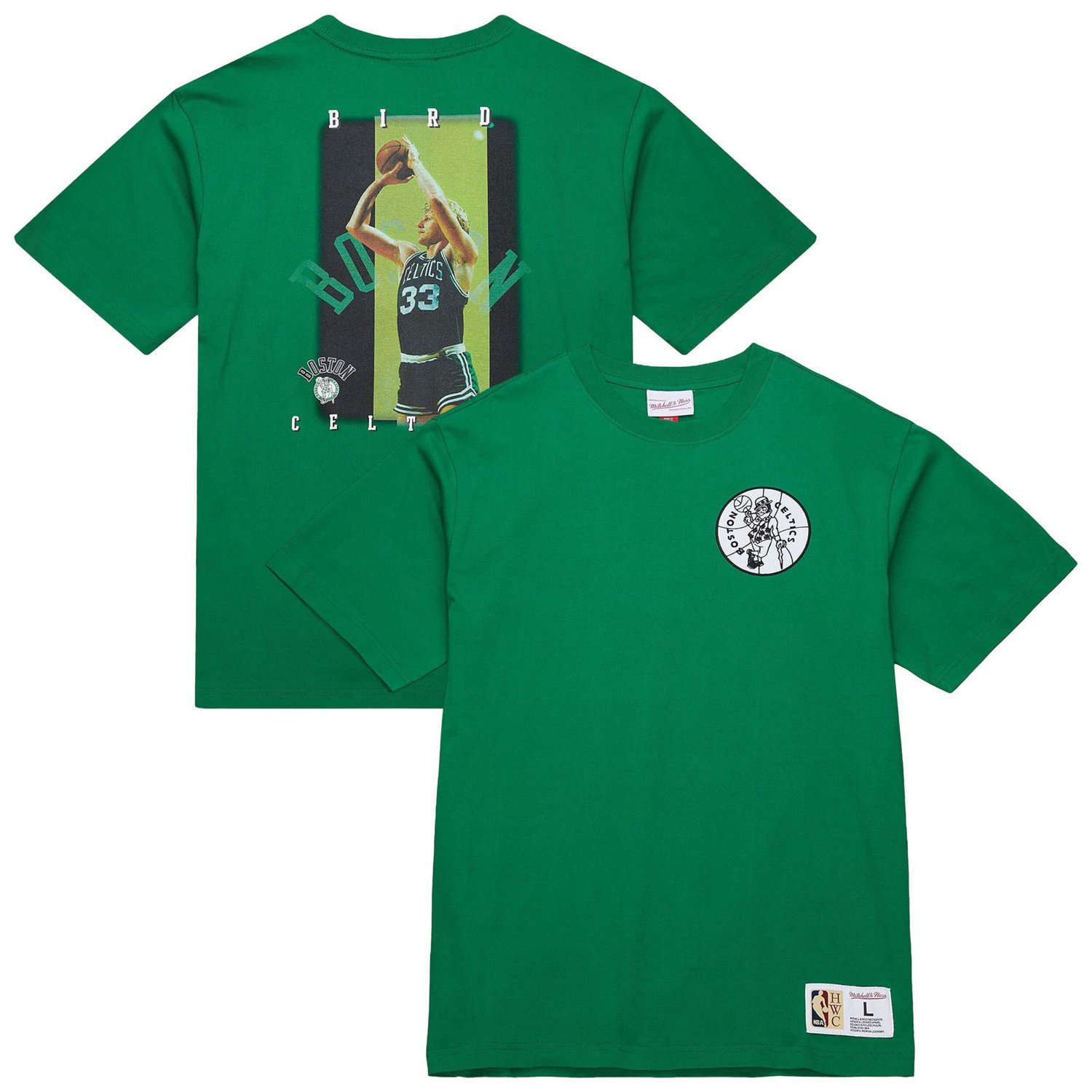 Mitchell Ness Larry Bird Kelly Boston Celtics Hardwood Classics NBA ...