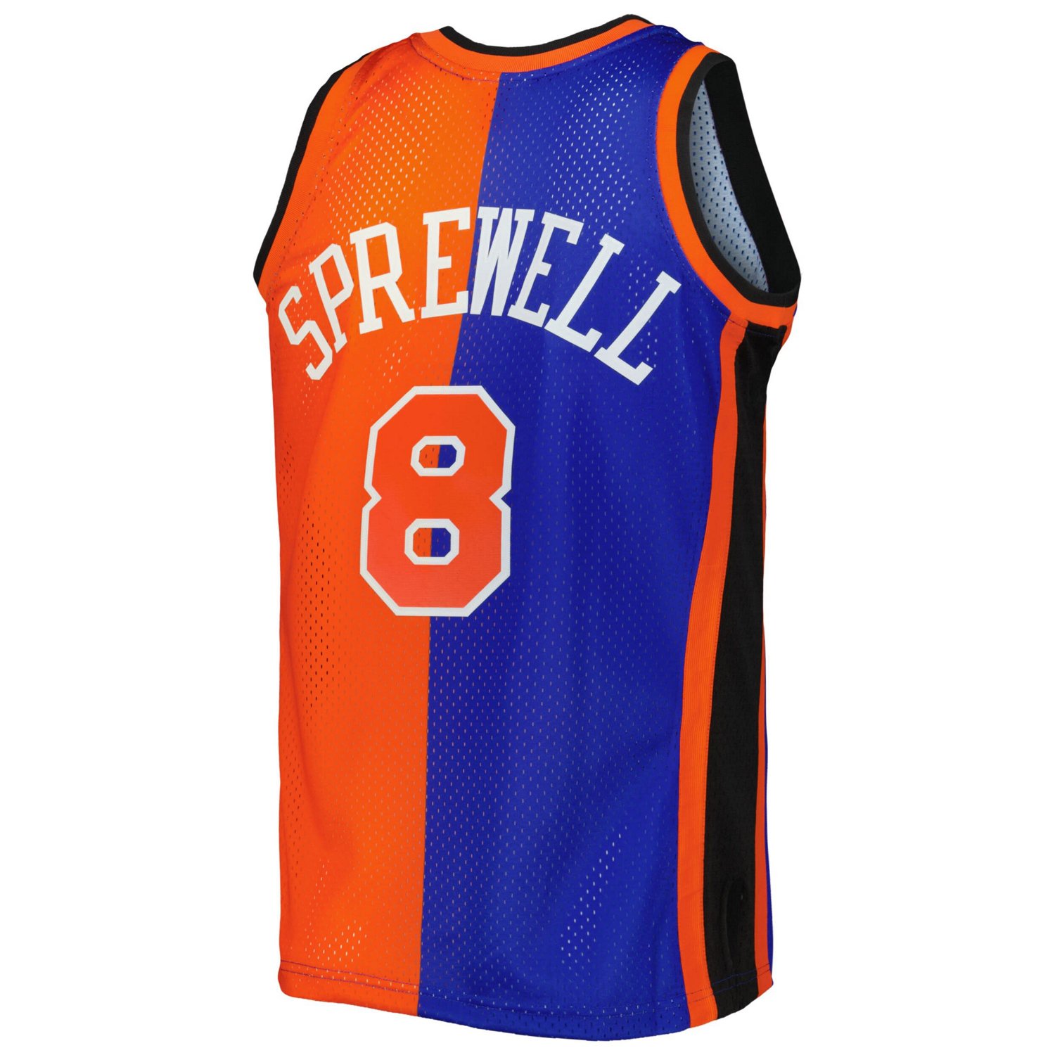 Mitchell Ness Latrell Sprewell /Orange New York Knicks Hardwood ...