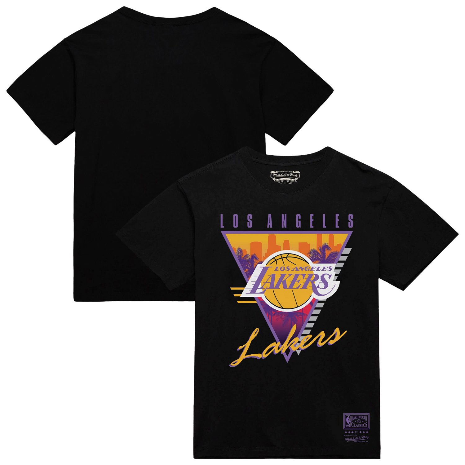 Mitchell Ness Los Angeles Lakers Worldwide Collection Tri-Logo T-Shirt ...