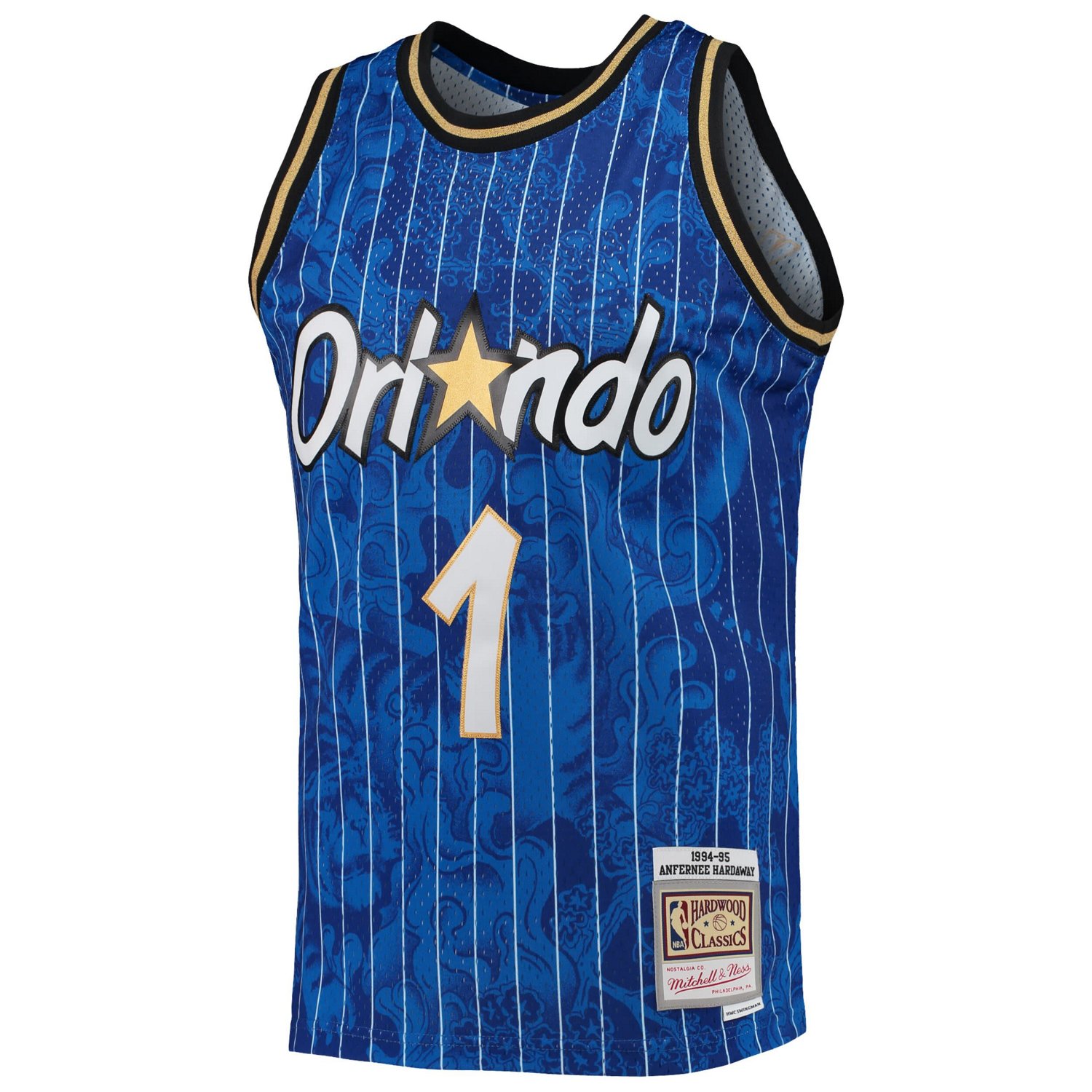 Mitchell Ness Penny Hardaway Orlando Magic Hardwood Classics 1994/95 ...