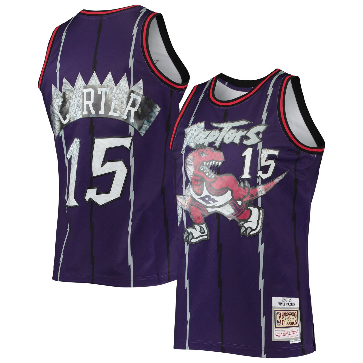 Mitchell Ness Vince Carter Toronto Raptors 1998 99 Hardwood Classics