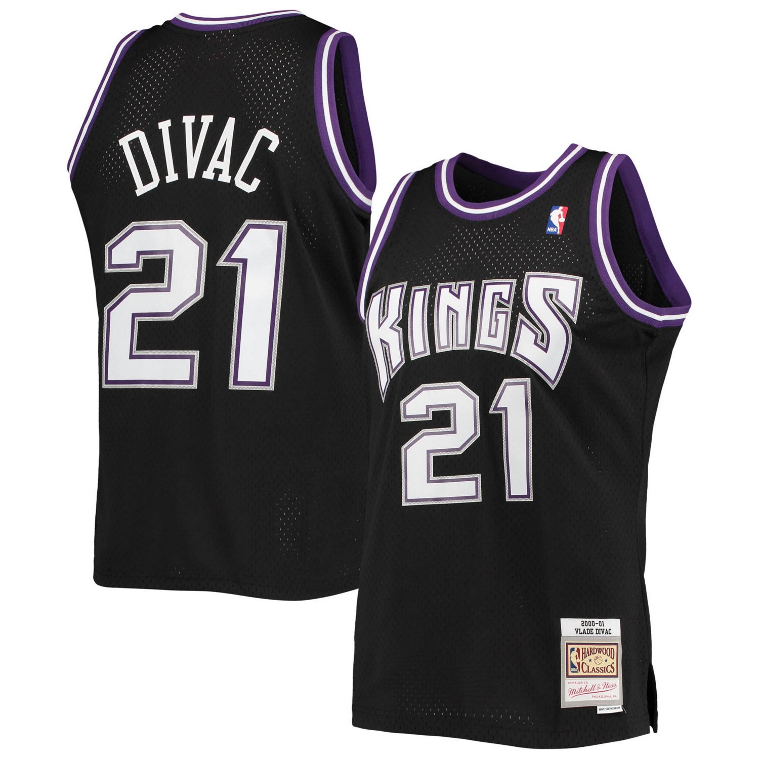 Mitchell Ness Vlade Divac Sacramento Kings 2000/01 Hardwood Classics ...