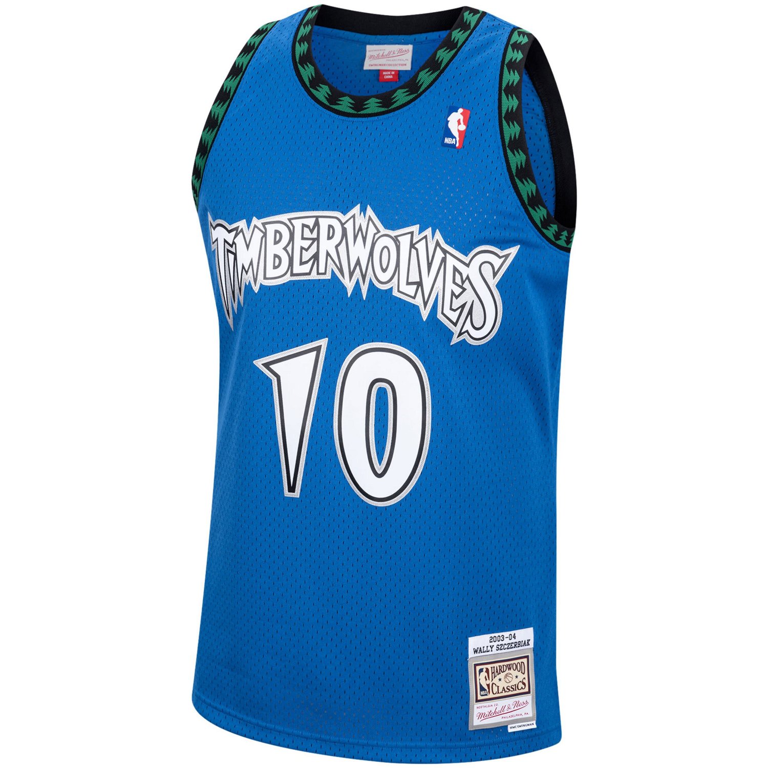 Mitchell Ness Wally Szczerbiak Minnesota Timberwolves 2001/02 Hardwood ...