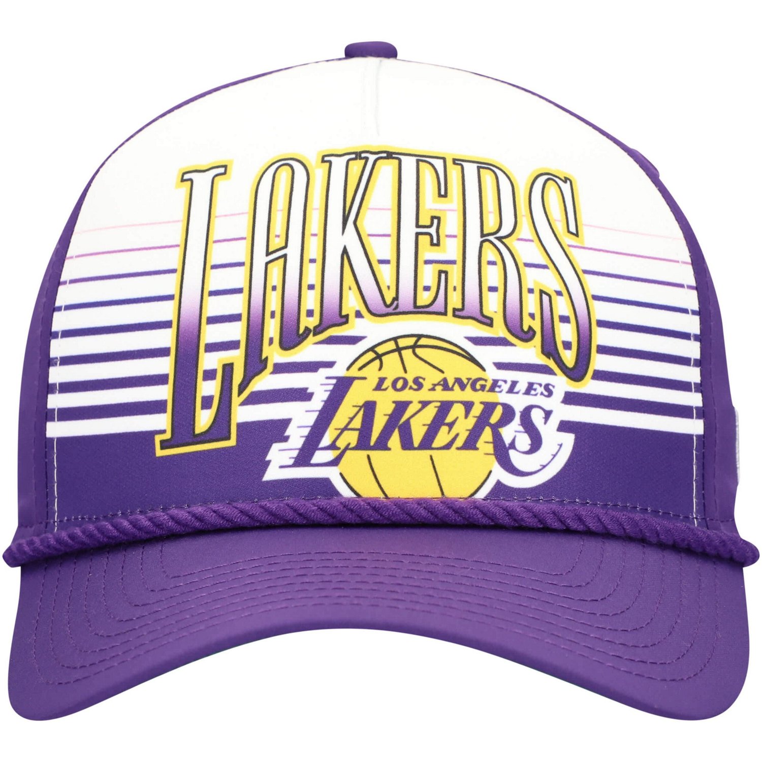 New Era Los Angeles Lakers Throwback Gradient A-Frame 9FORTY Adjustable ...