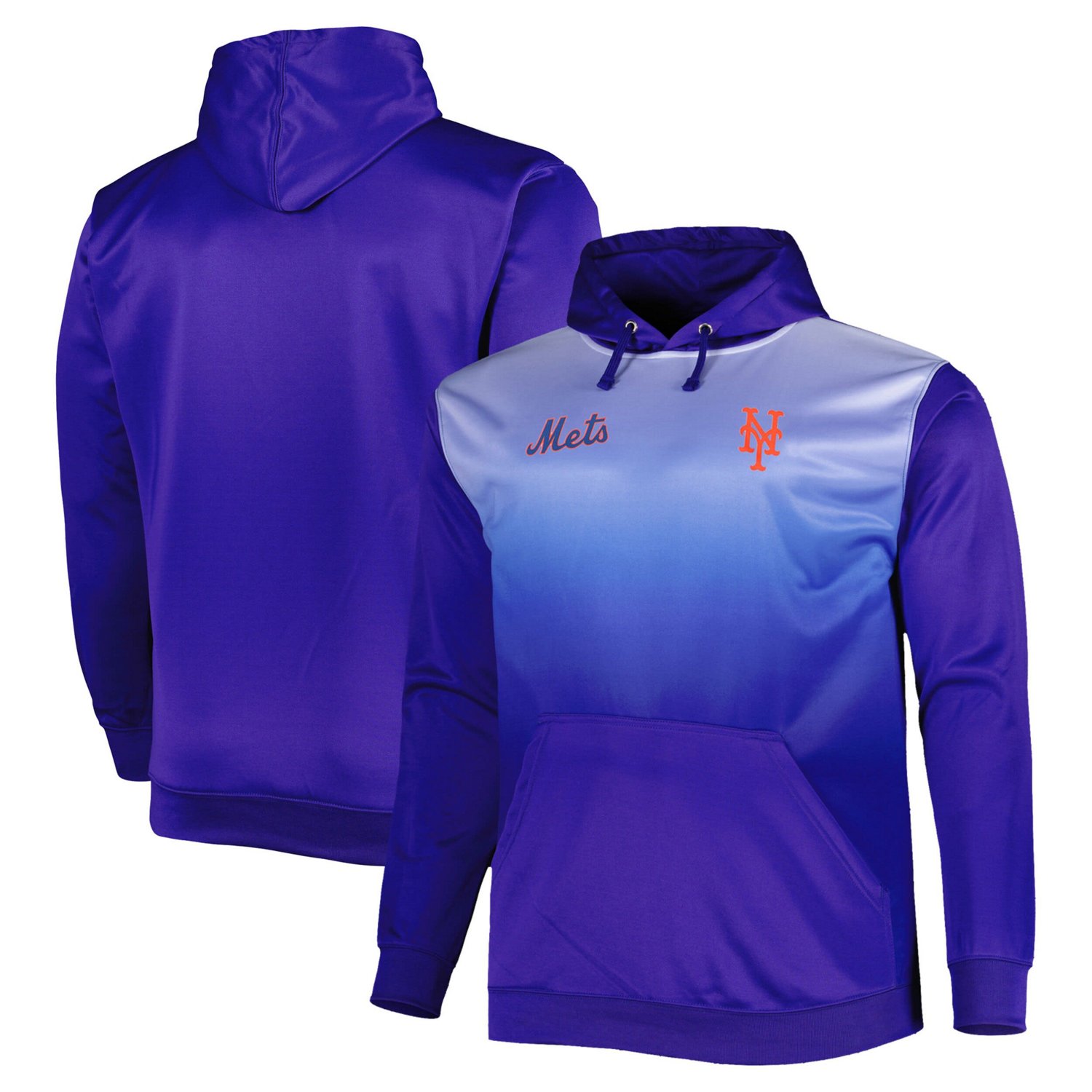 New York Mets Fade Sublimated Fleece Pullover Hoodie | Academy