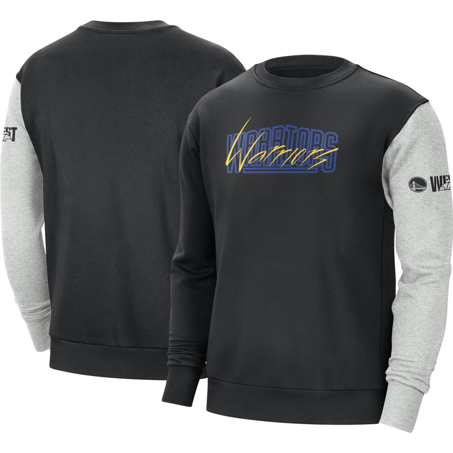 Nike /Heather Gray Golden State Warriors Courtside Versus Force Flight ...