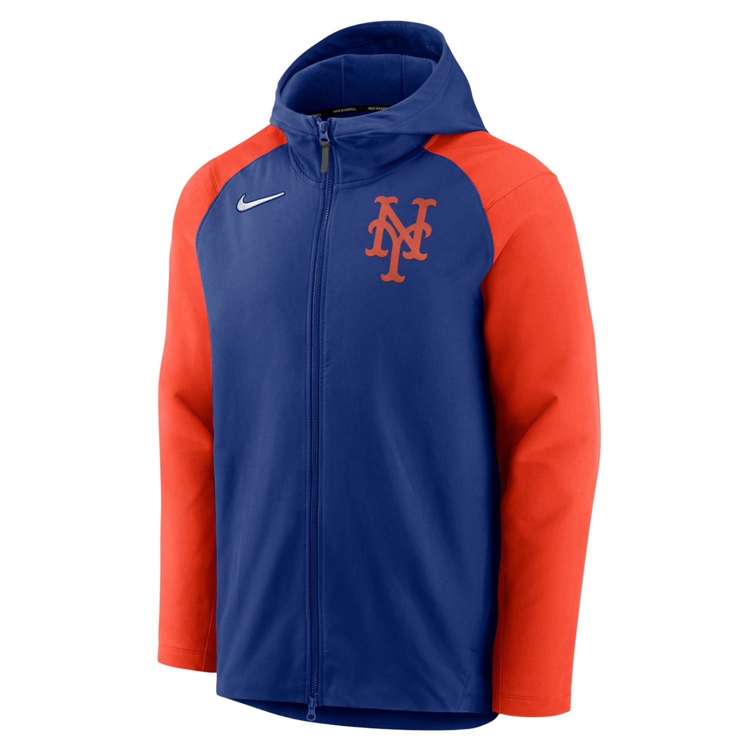 Nike /Orange New York Mets Authentic Collection Performance Raglan Full ...