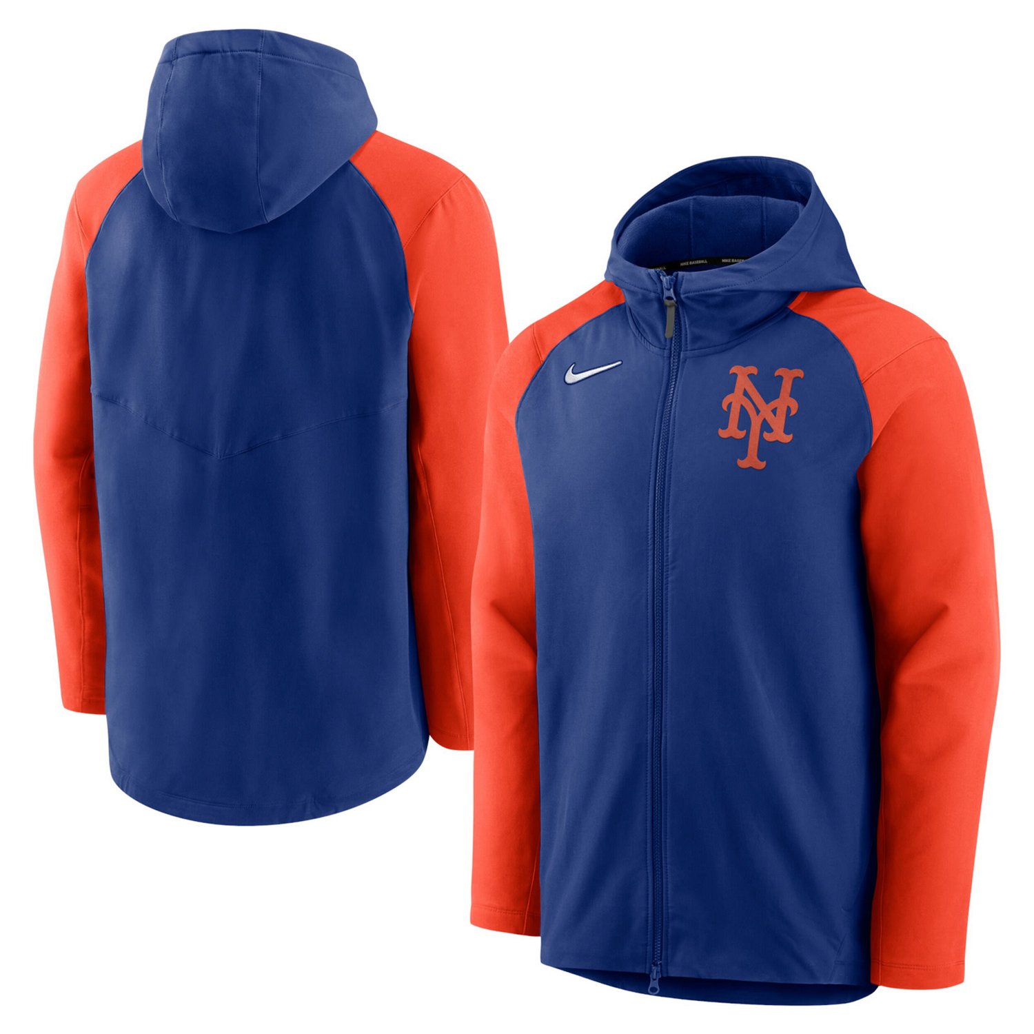 Nike /Orange New York Mets Authentic Collection Performance Raglan Full ...