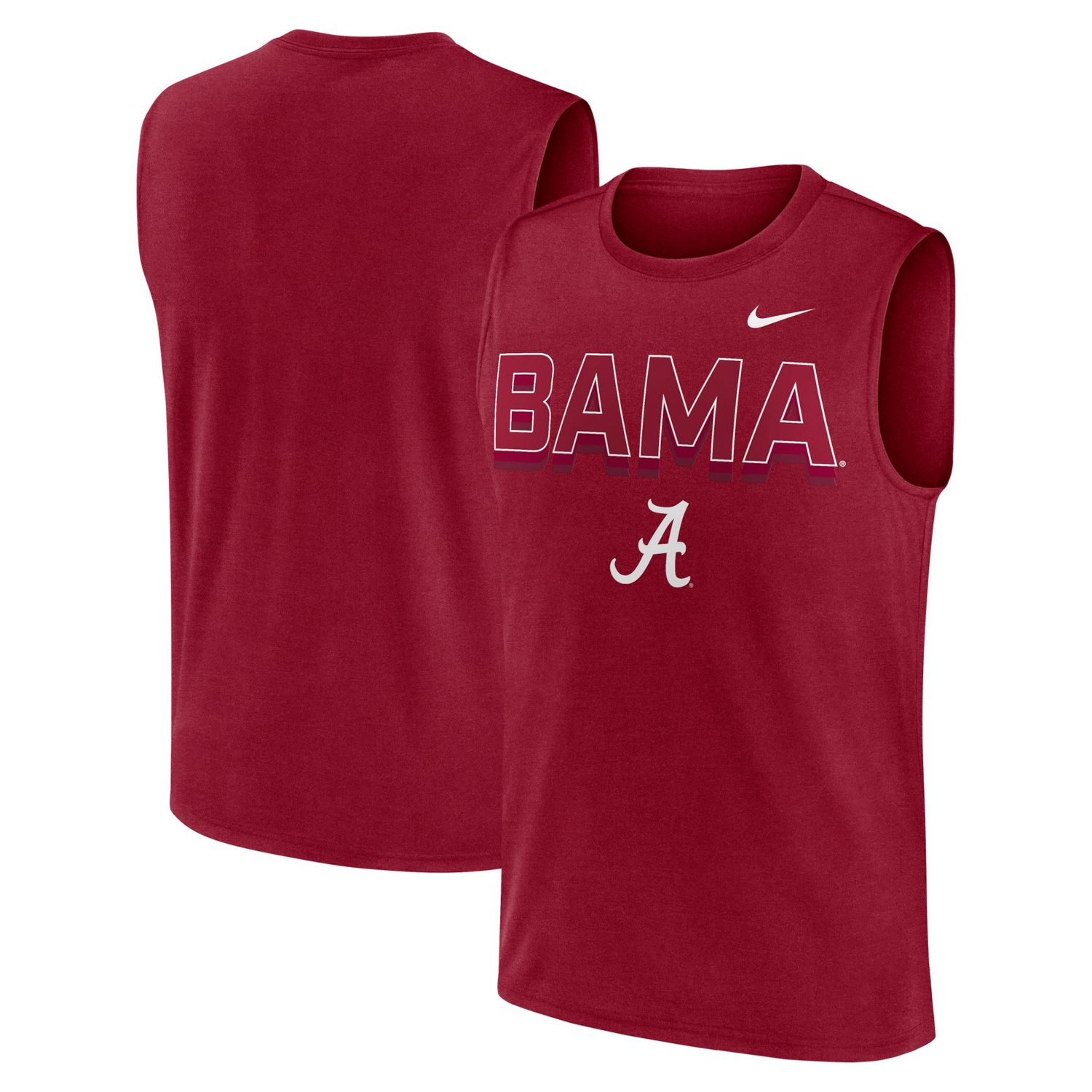 Nike Alabama Crimson Tide Primetime Tricode Legend Performance Tank Top ...