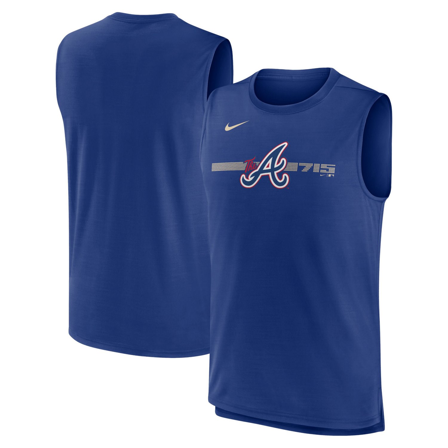 Nike Atlanta Braves City Connect Muscle Tank Top | Academy