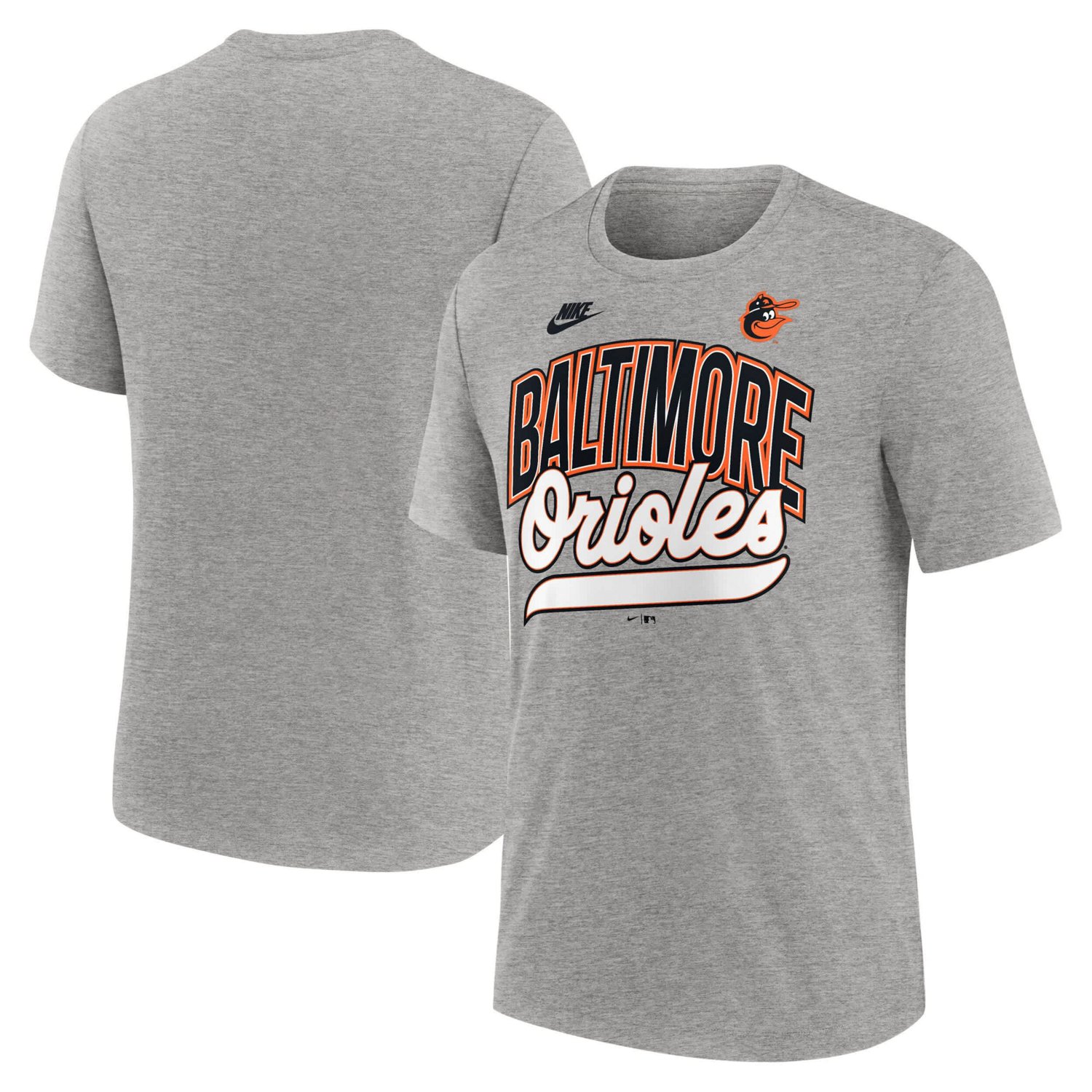Nike Baltimore Orioles Cooperstown Collection Retro Tri-Blend T-Shirt ...