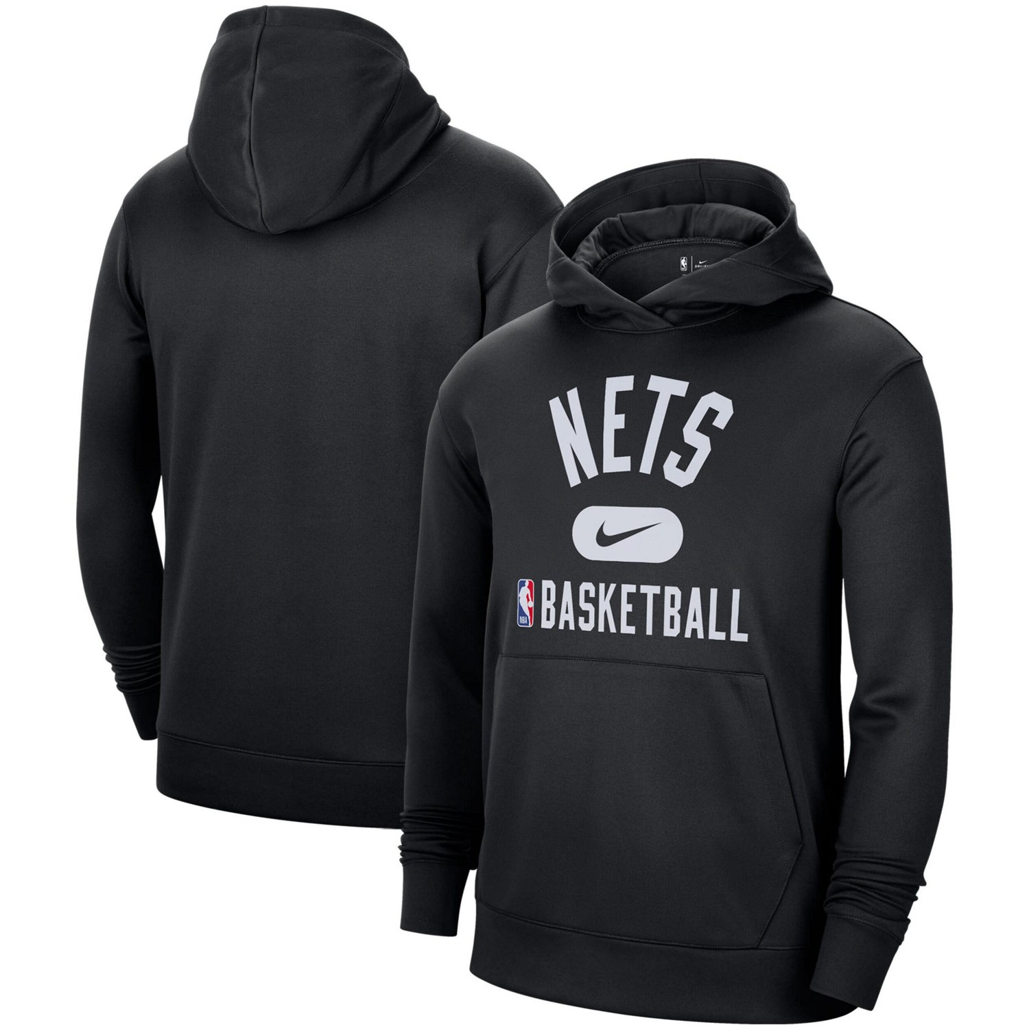 Nike Brooklyn Nets 2021-2022 Spotlight On Court Performance Practice Pullover Hoodie | Academy