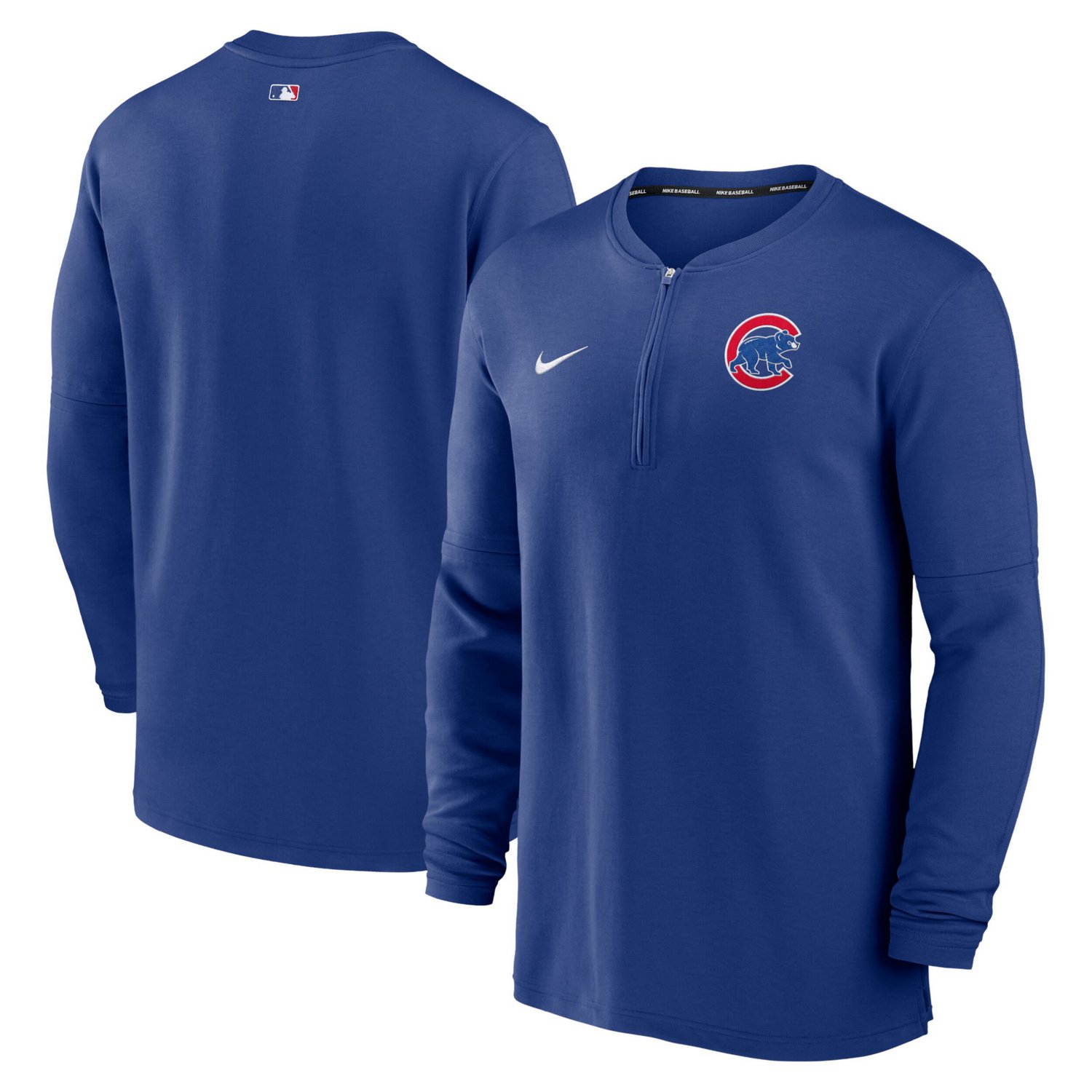 Nike Chicago Cubs Authentic Collection Game Time Performance Quarter ...