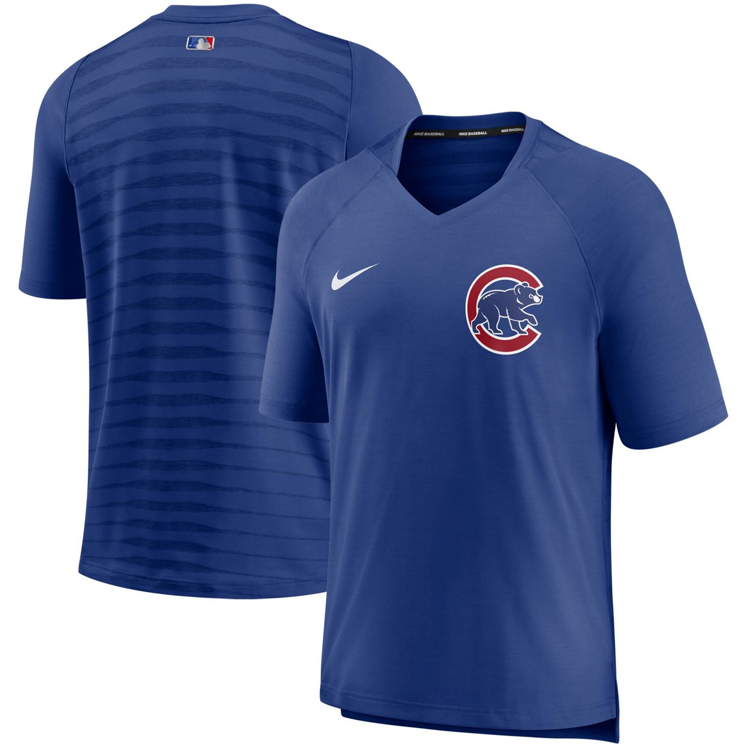 Nike Chicago Cubs Authentic Collection Pregame Performance V-Neck T ...