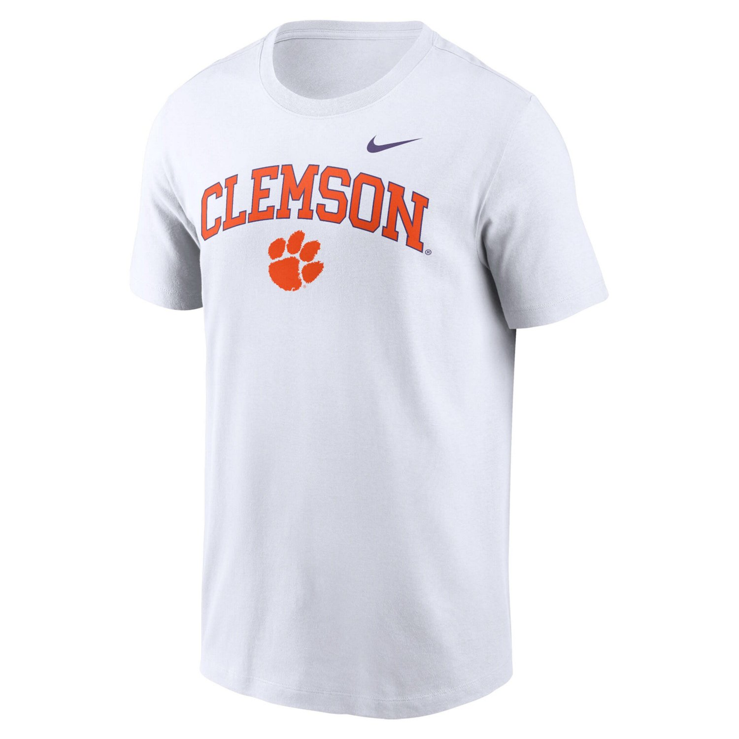 Nike Clemson Tigers Blitz 2-Hit T-Shirt | Academy