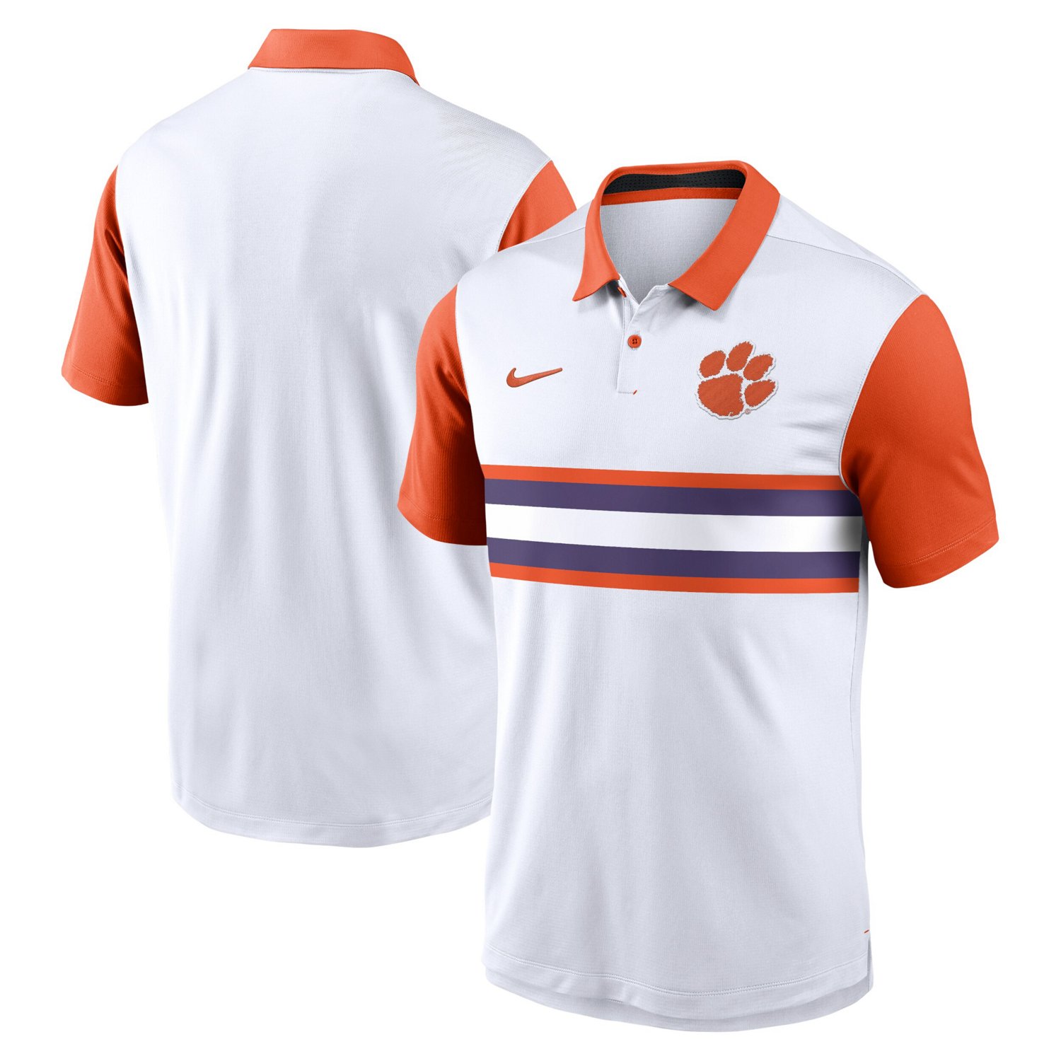 Nike Clemson Tigers Primetime Campus Vapor Performance Polo | Academy