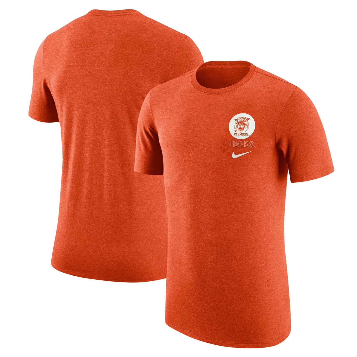 Nike Clemson Tigers Retro Tri-Blend T-Shirt | Academy