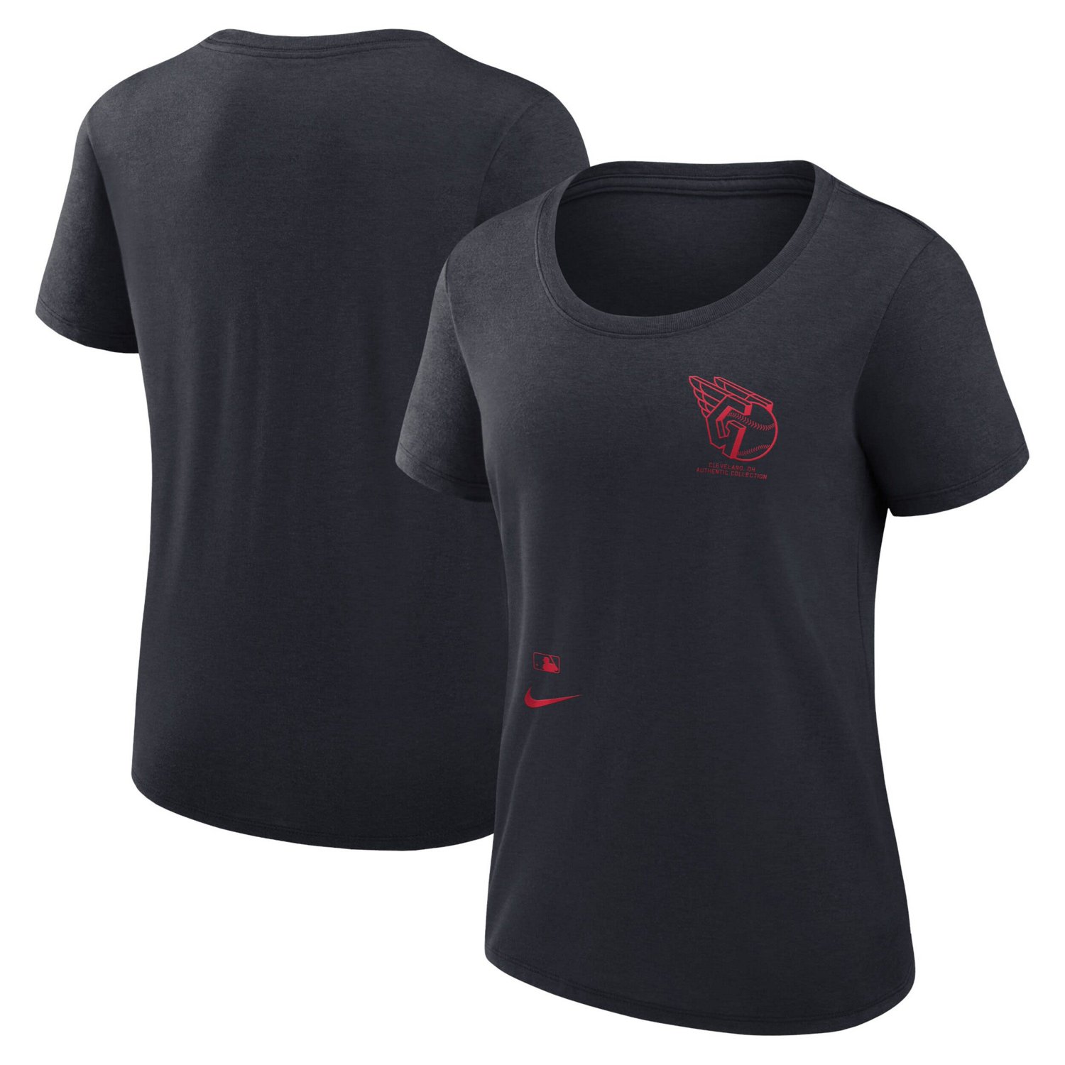 Nike Cleveland Guardians Authentic Collection Performance Scoop Neck T-Shirt | Academy