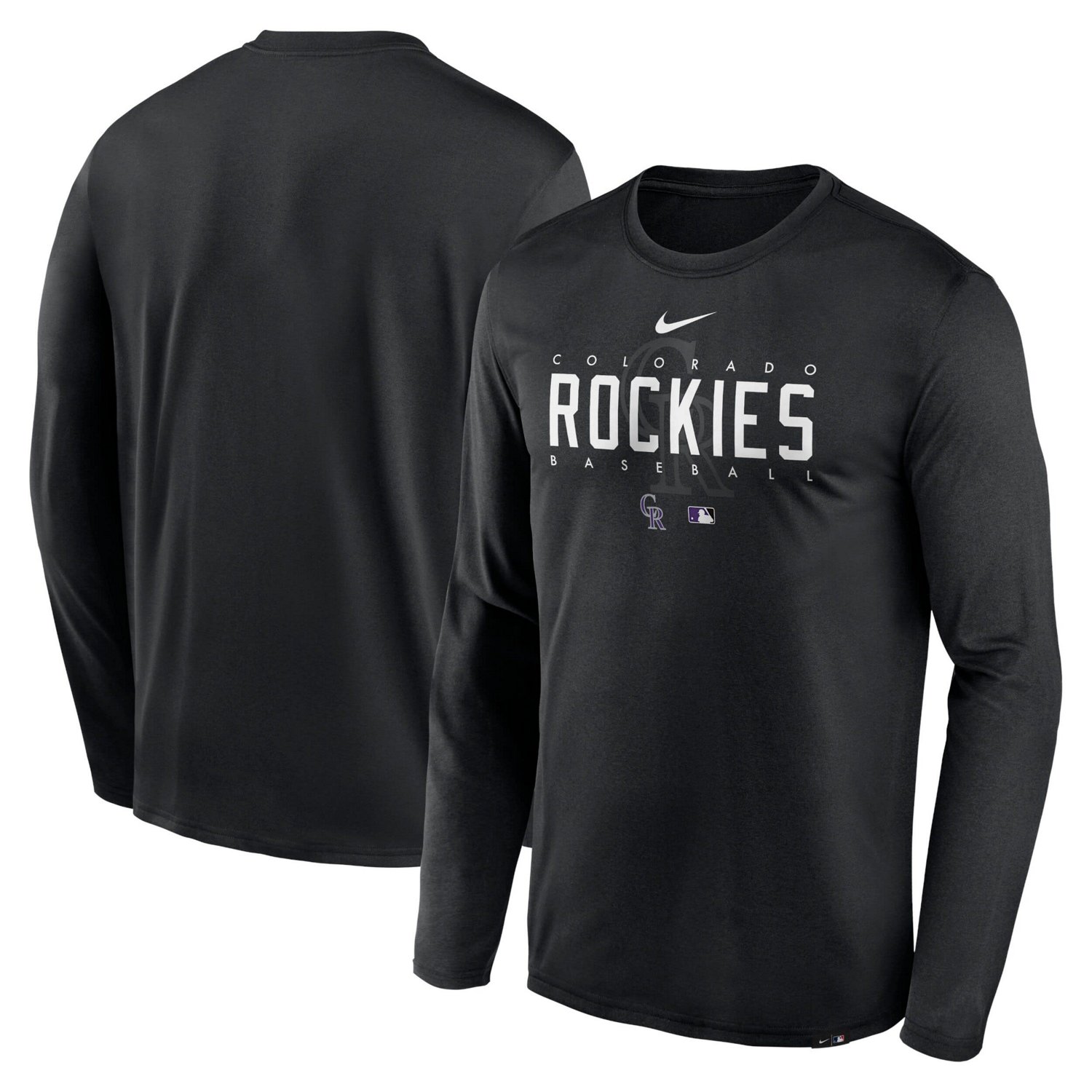 Nike Colorado Rockies Authentic Collection Team Logo Legend Performance ...
