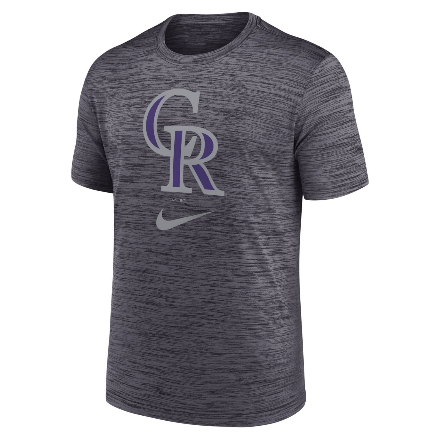 Nike Colorado Rockies Logo Velocity Performance T-Shirt | Academy