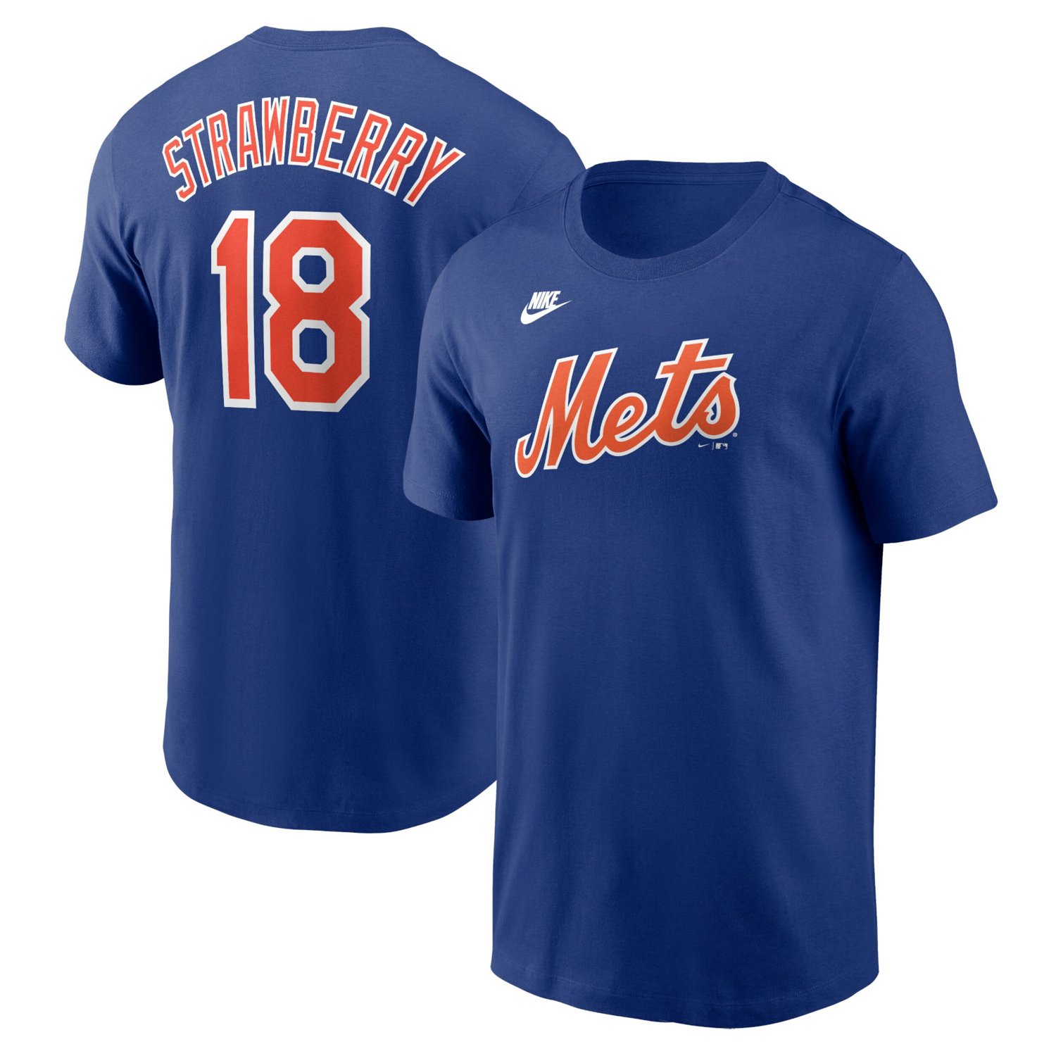 Nike Darryl Strawberry New York Mets Fuse Name Number T-Shirt | Academy