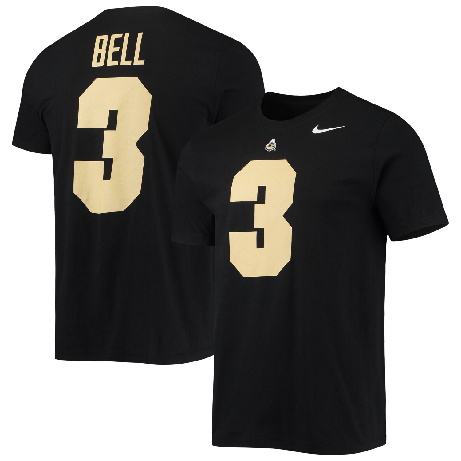 Nike David Bell Purdue Boilermakers 2022 NFL Draft Name Number T-Shirt ...
