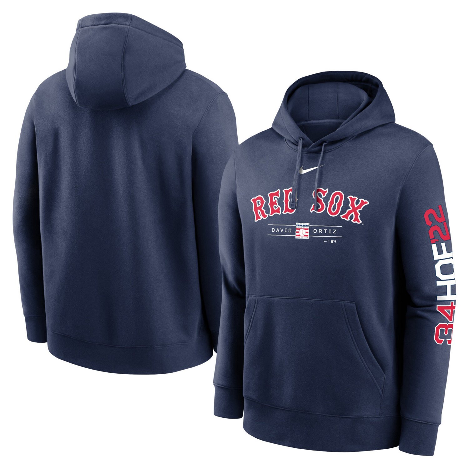 Nike David Ortiz Boston Red Sox 2022 Hall of Fame Inductee Pullover ...