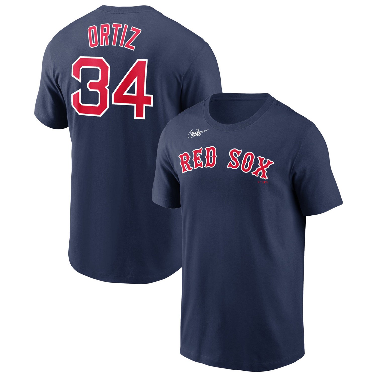 Nike David Ortiz Boston Red Sox Name Number Logo T-Shirt | Academy