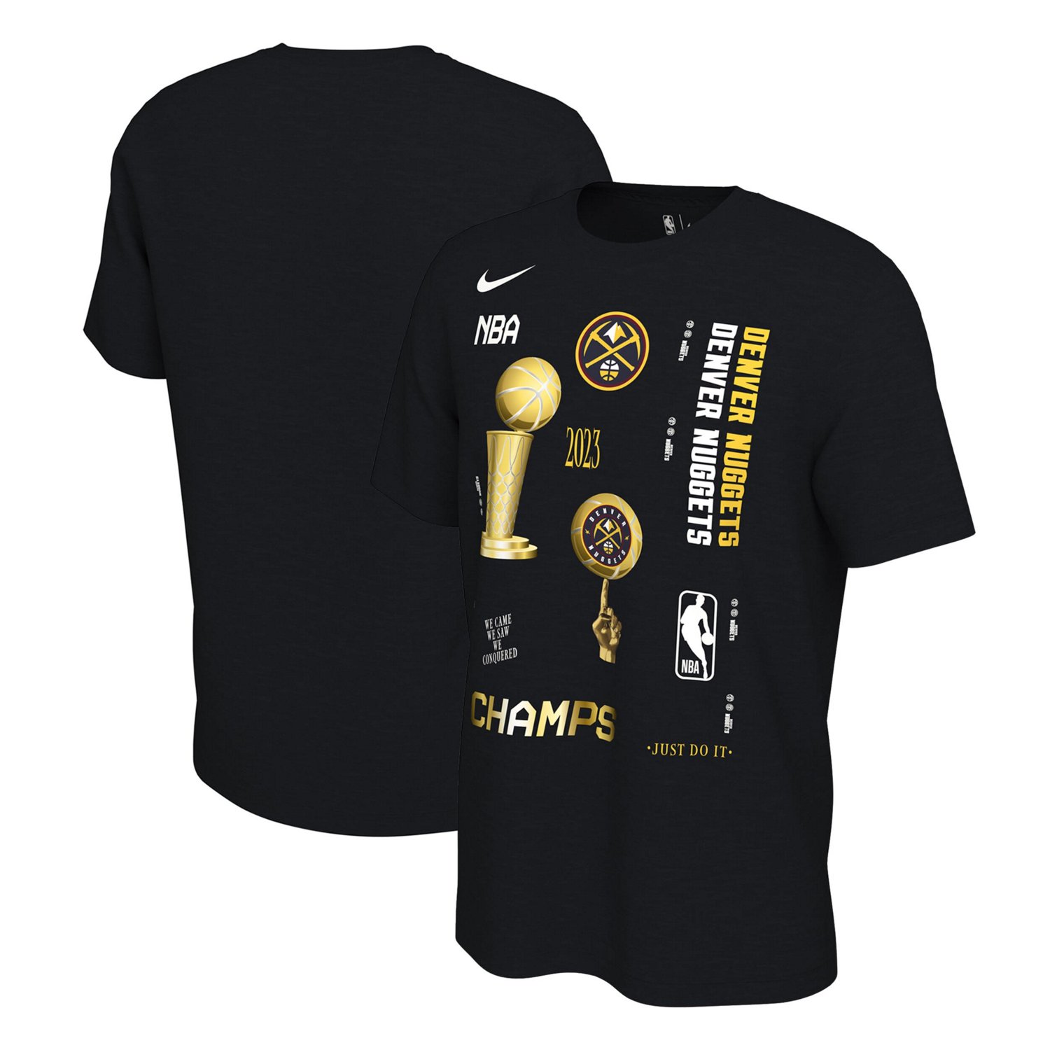 Nike Denver Nuggets 2023 NBA Finals Champions Celebration Expressive T ...