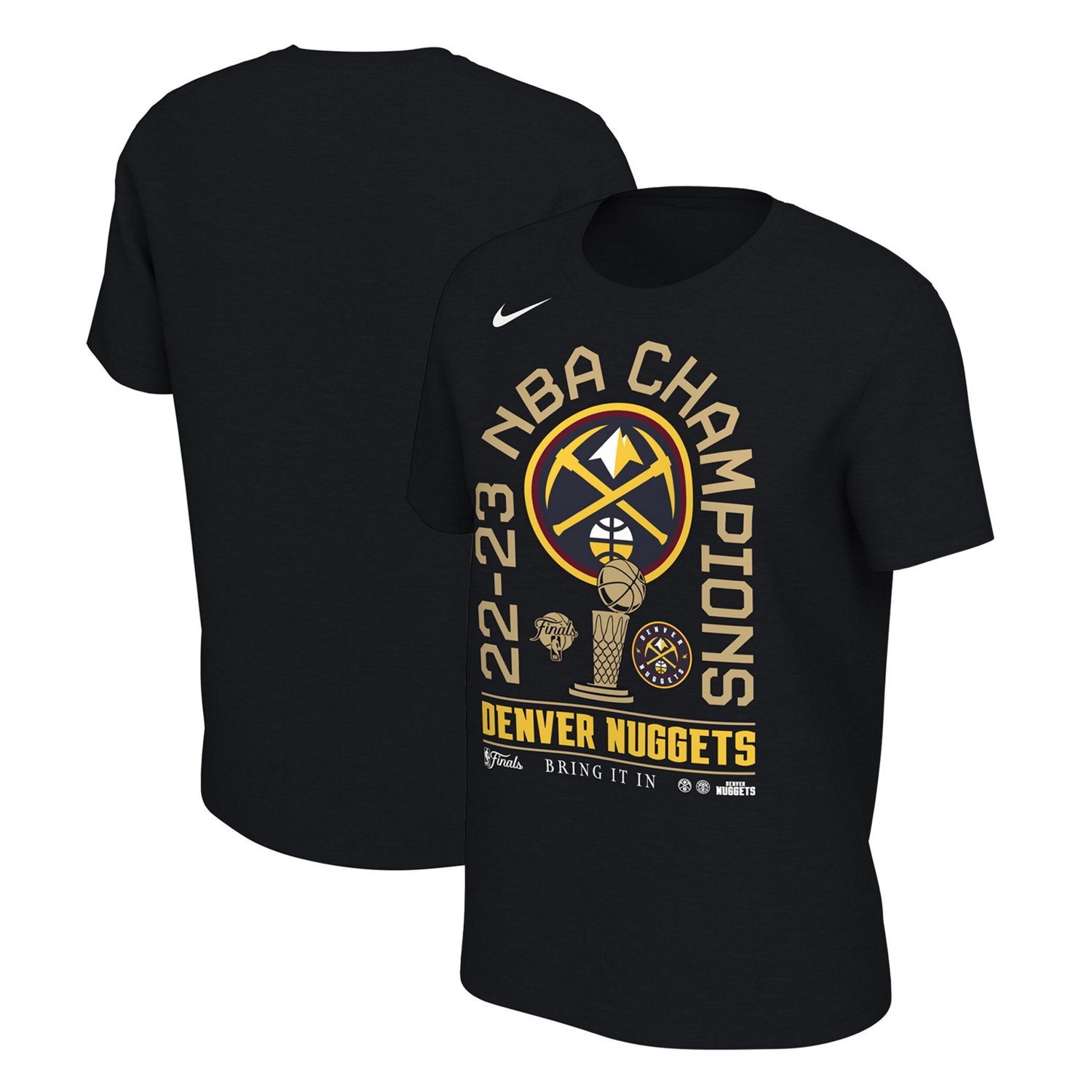 Nike Denver Nuggets 2023 NBA Finals Champions Locker Room T-Shirt | Academy