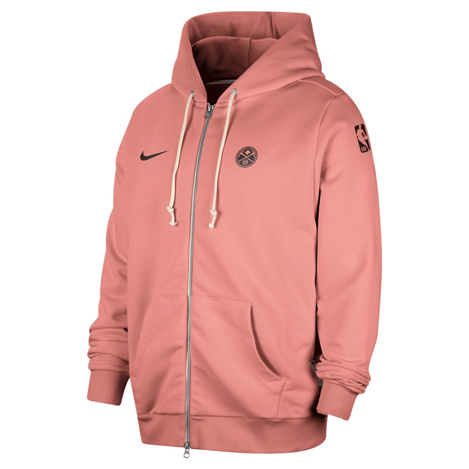 Nike Denver Nuggets Authentic Standard Issue Full-Zip Hoodie Jacket ...