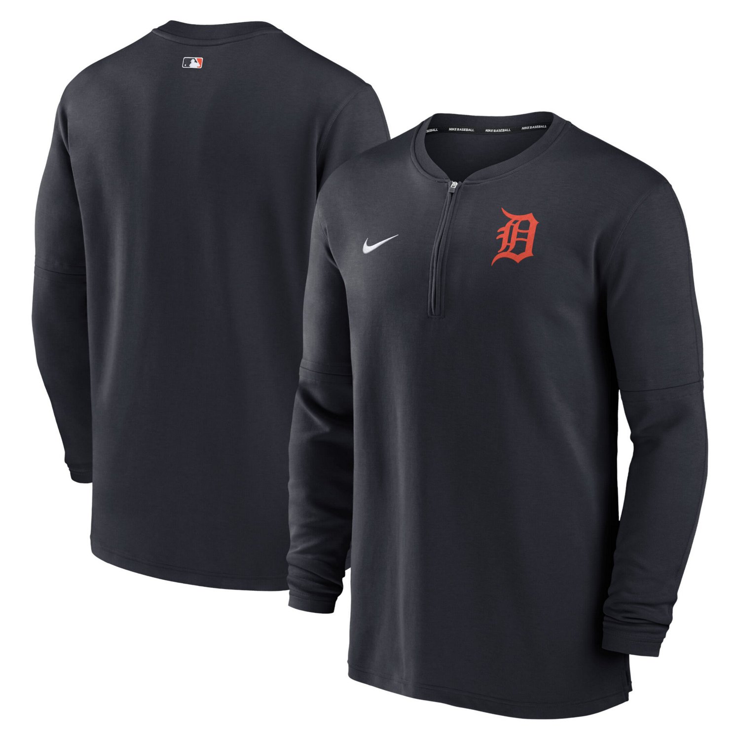 Nike Detroit Tigers Authentic Collection Game Time Performance Quarter ...