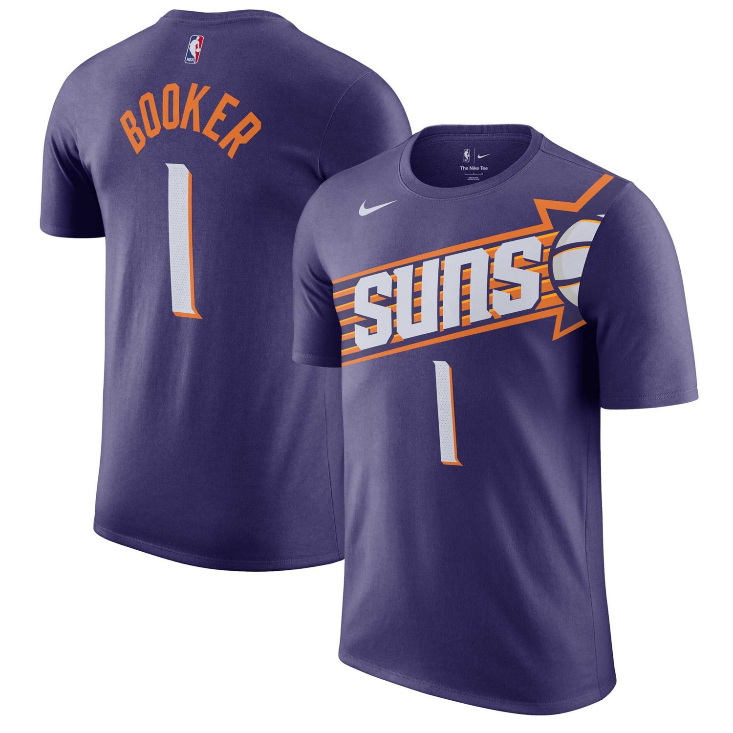 Nike Devin Booker Phoenix Suns Icon 2022/23 Name Number T-Shirt | Academy