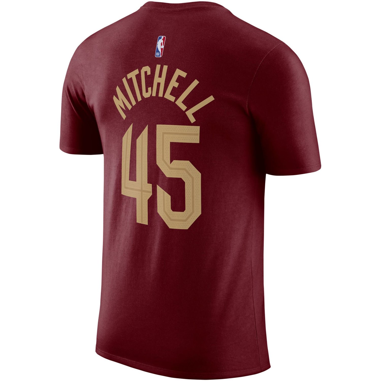 Nike Donovan Mitchell Cleveland Cavaliers Icon 2022/23 Name Number T ...