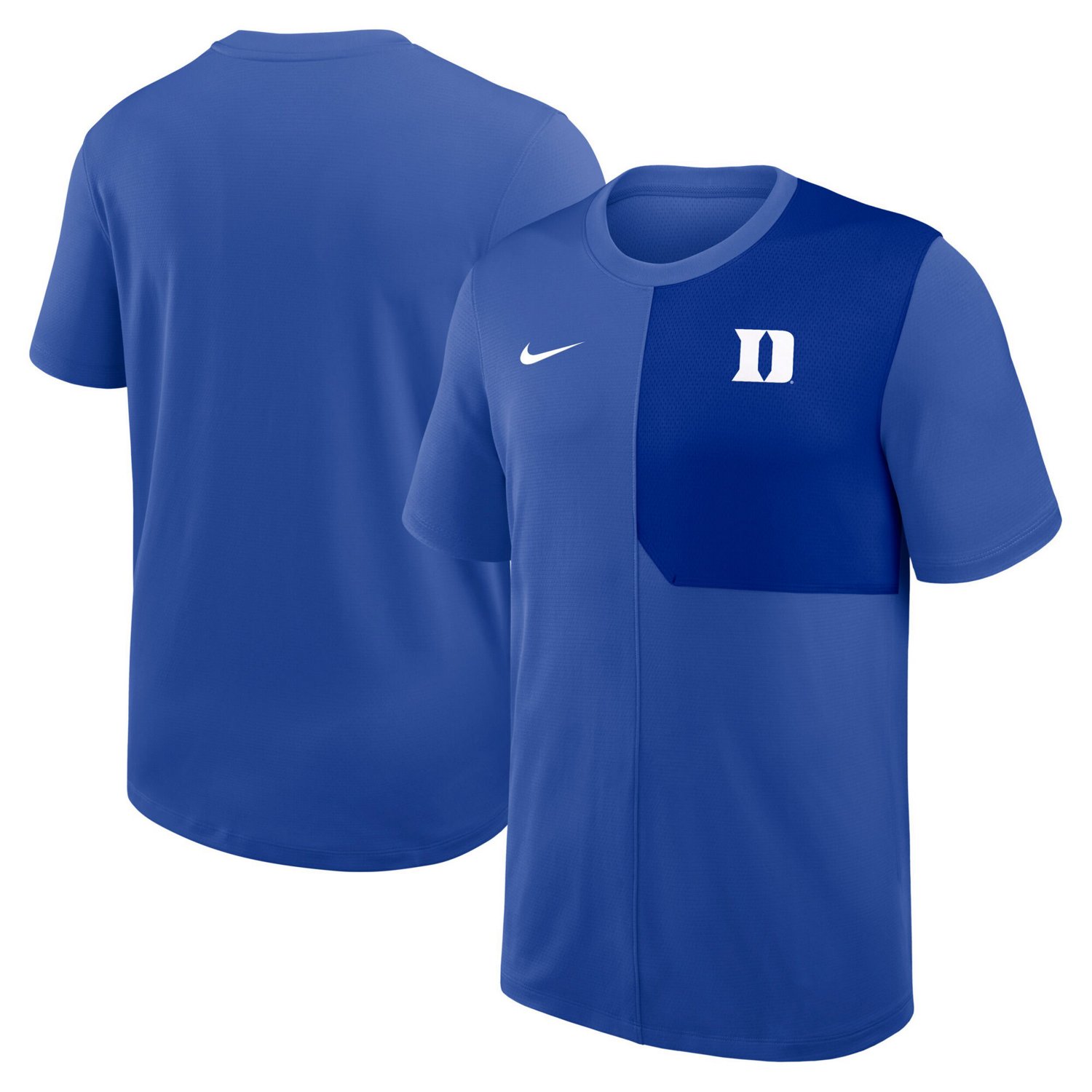 Nike Duke Blue Devils 2025 Sideline UV Performance Coach T-Shirt | Academy