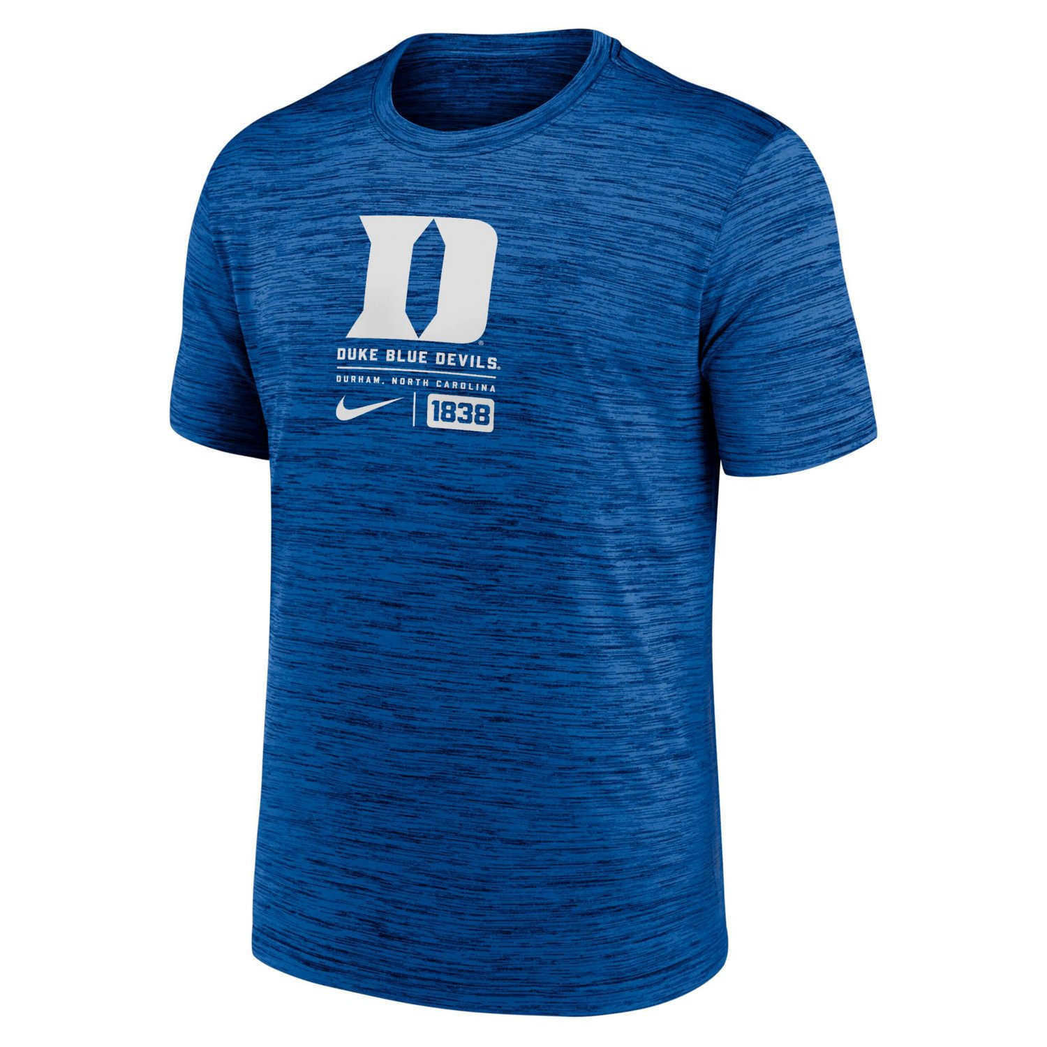 Nike Duke Blue Devils Campus Center Block Velocity Performance T-Shirt ...