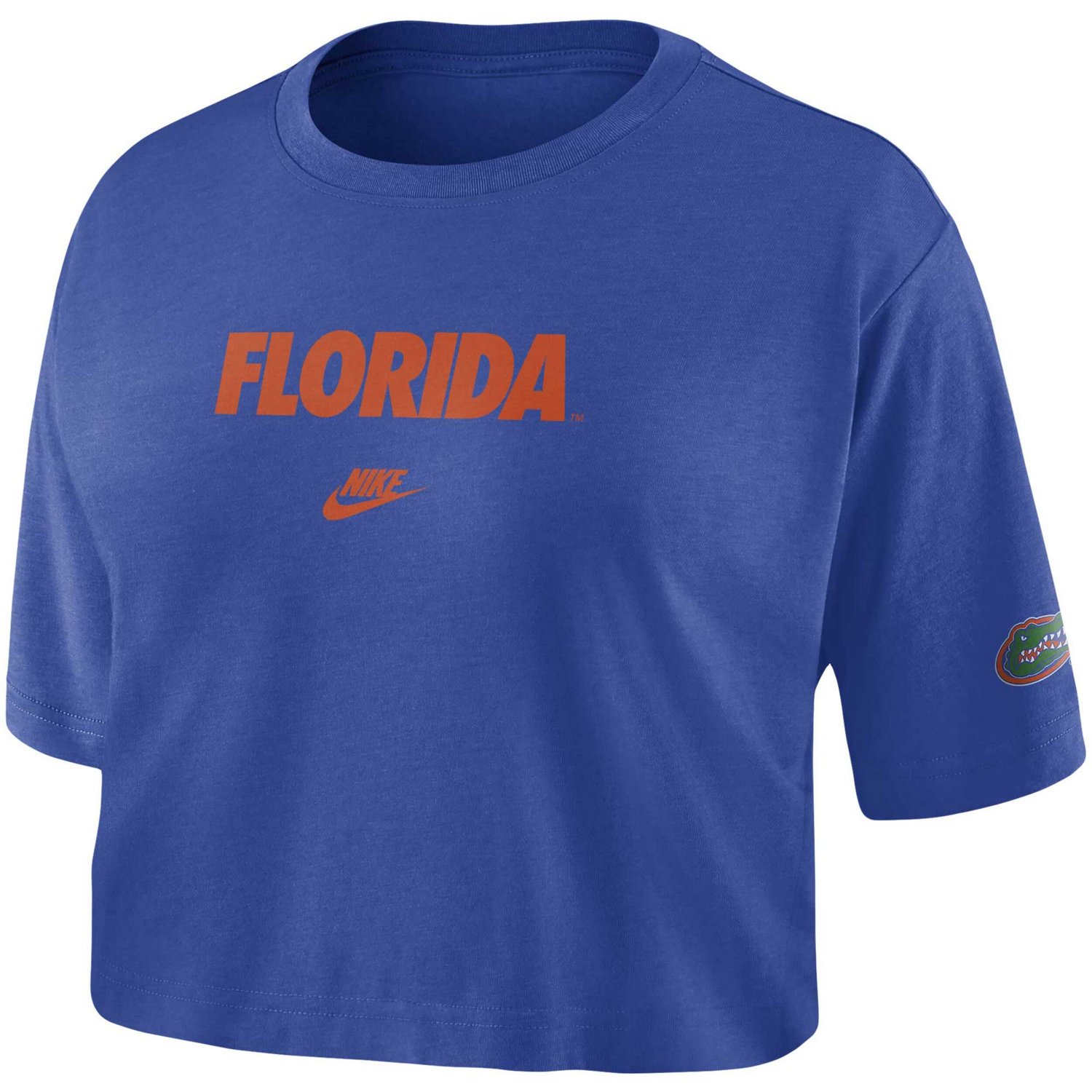 Nike Florida Gators Wordmark Cropped T-Shirt | Academy