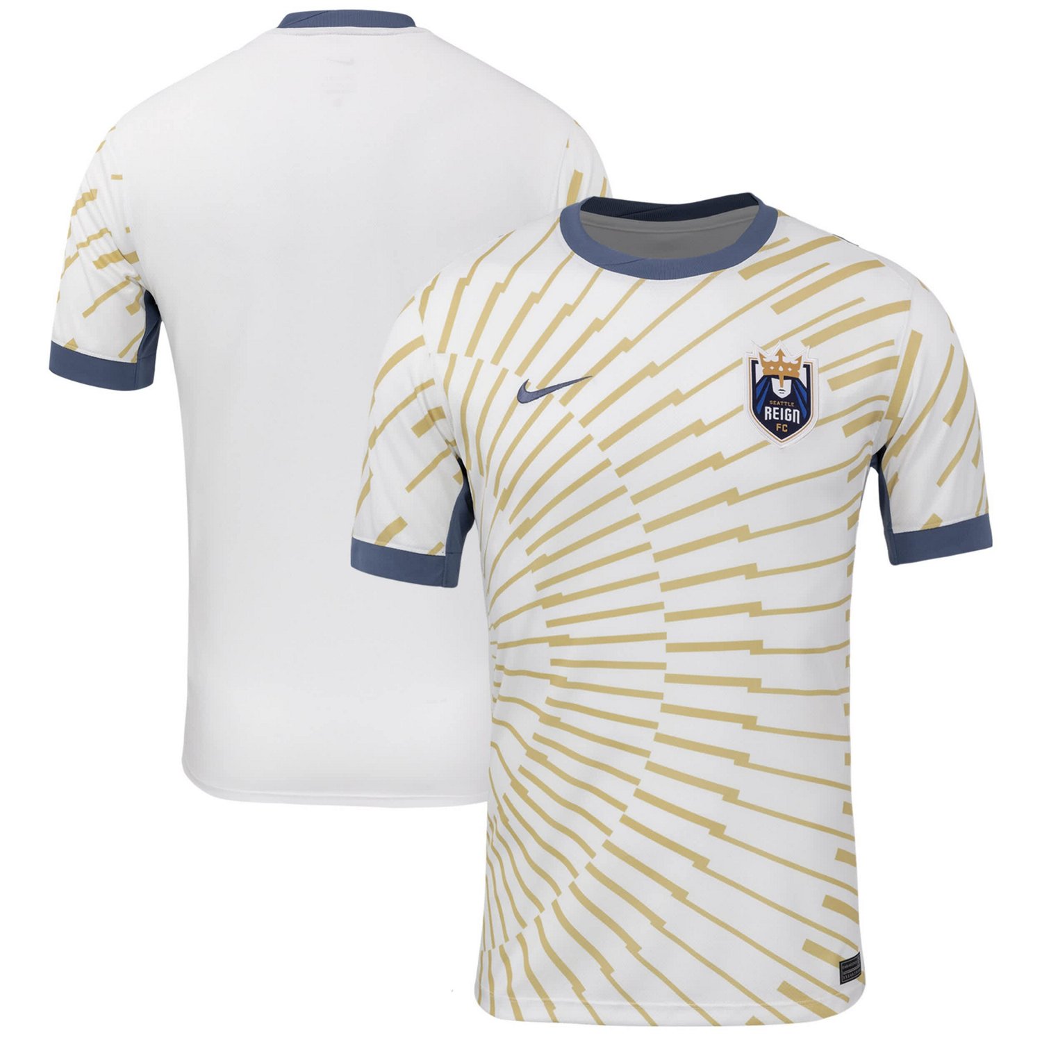 Nike Gray Seattle Reign FC 2025 The Rise Kit Stadium Replica Jersey ...