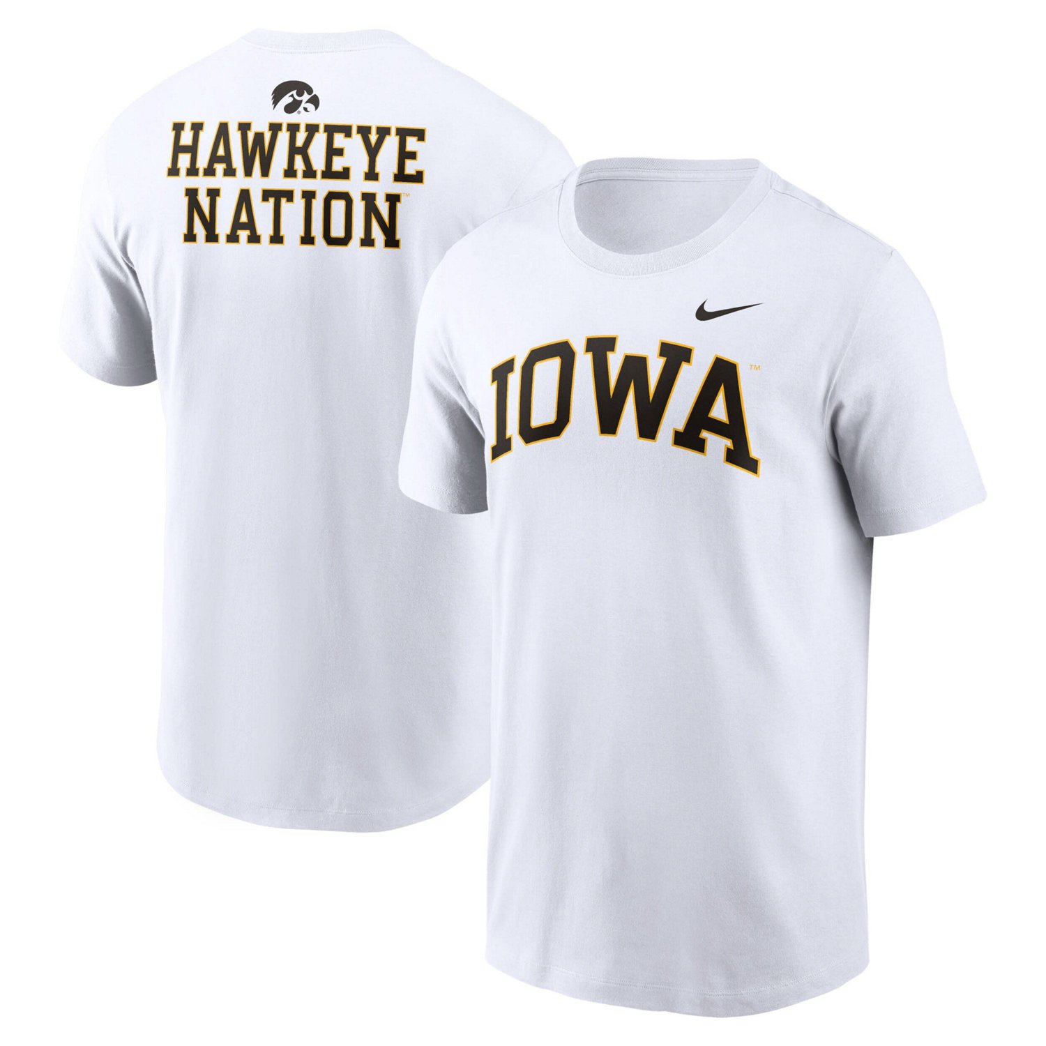 Nike Iowa Hawkeyes Blitz 2-Hit T-Shirt | Free Shipping at Academy