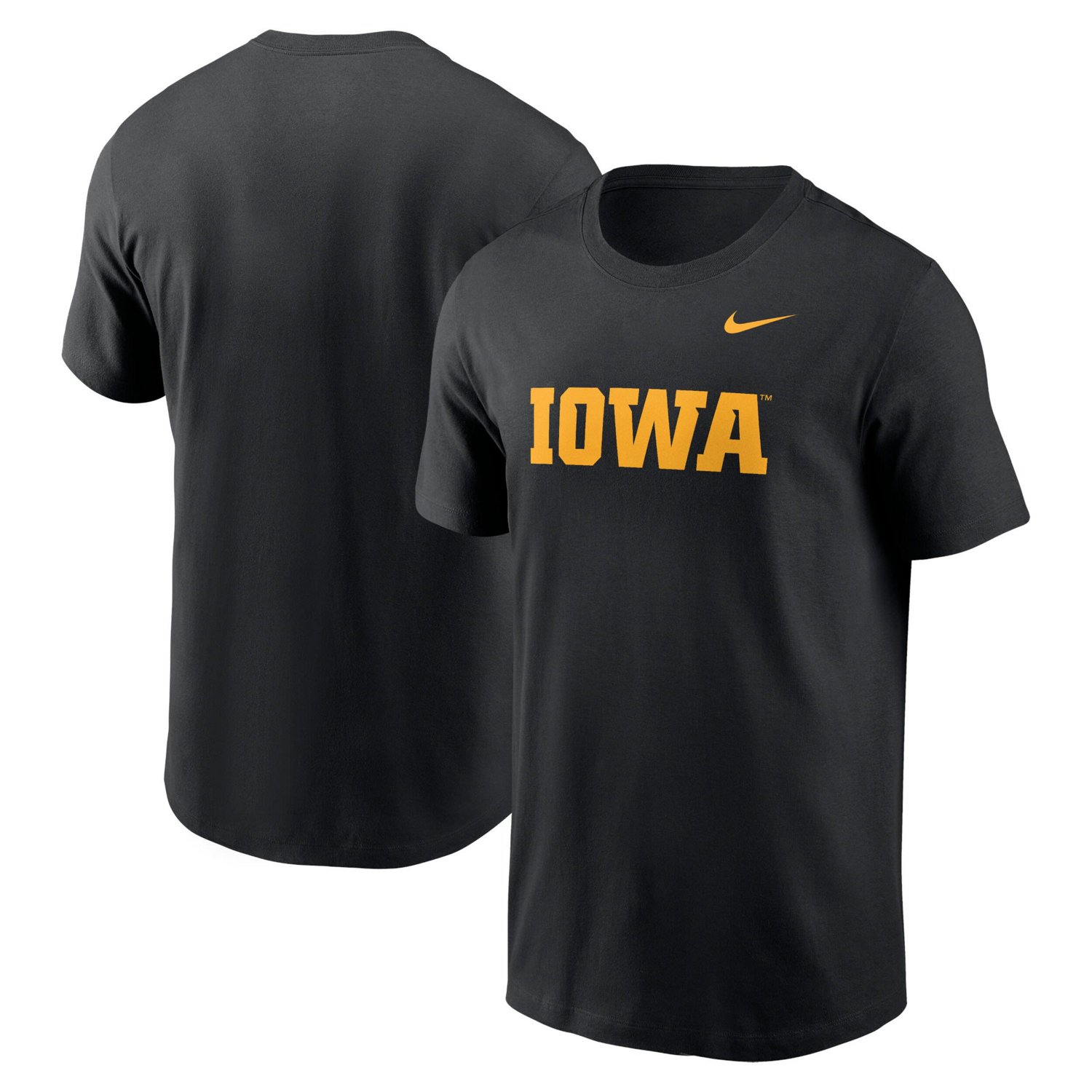 Nike Iowa Hawkeyes Primetime Evergreen Wordmark T-Shirt | Academy